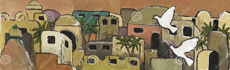 The Holy City stock illustration. Illustration of symbolic - 3216130