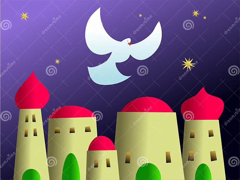 Holy city stock vector. Illustration of clipart, bethlehem - 397148