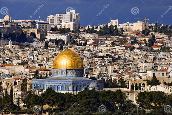 The holy city Jerusalem stock image. Image of jewish, jesus - 4866159