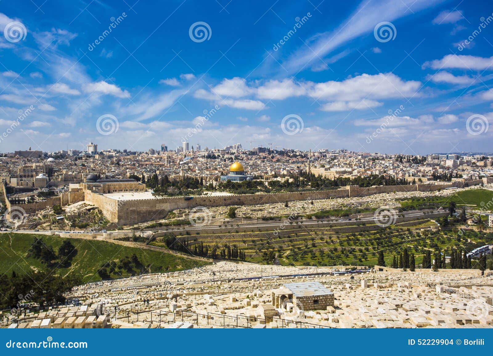 The Holy City of Three Religions - Jerusalem Stock Photo - Image of ...