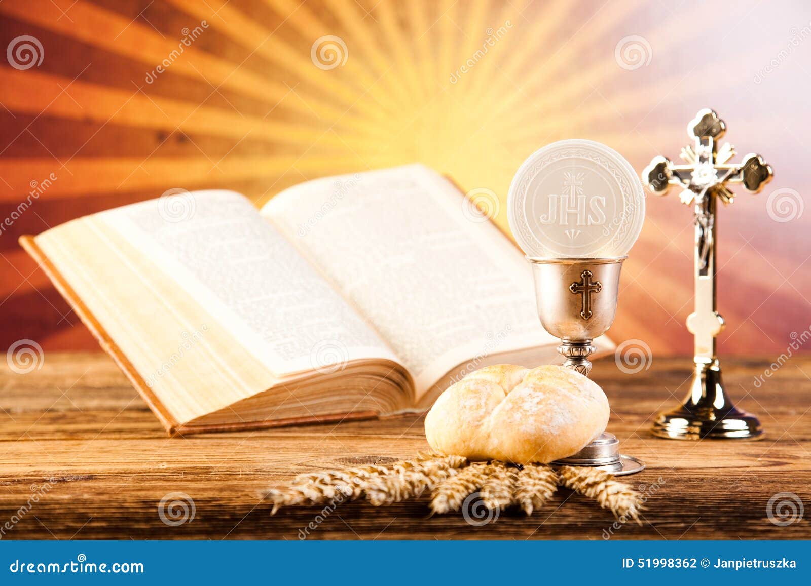 Holy of Communion, Bright Background, Saturated Concept Stock Photo ...