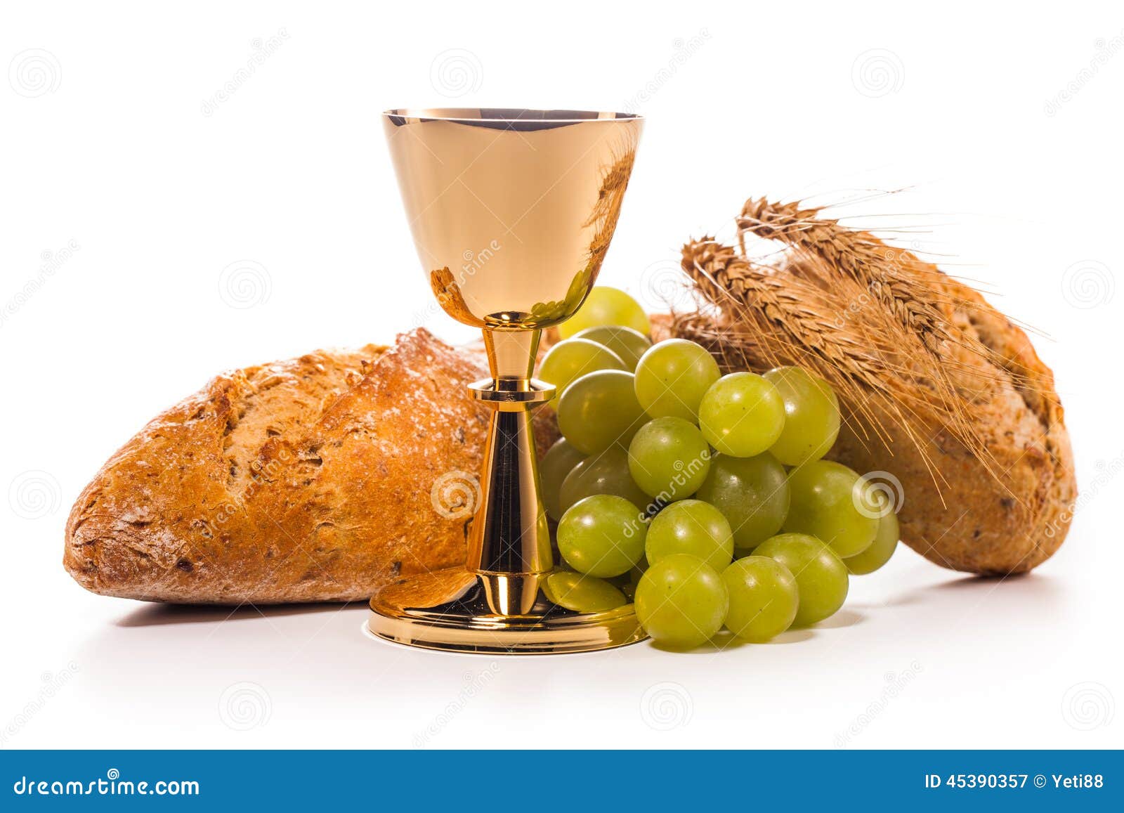 Holy Communion Or Lords Supper Symbols Of Jesus Christ Royalty-Free ...