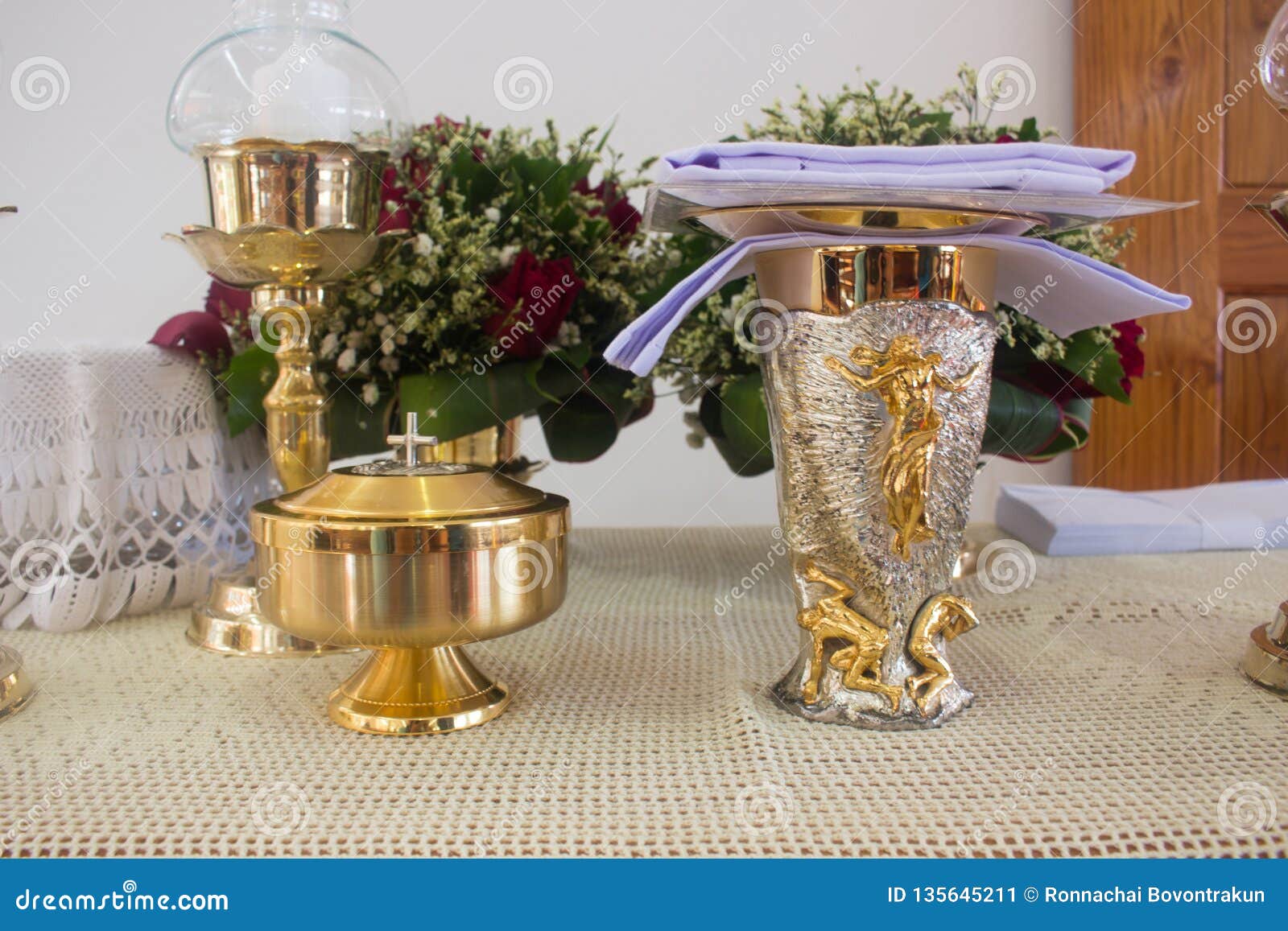Communion Chalice With Rosary Royalty-Free Stock Image | CartoonDealer ...