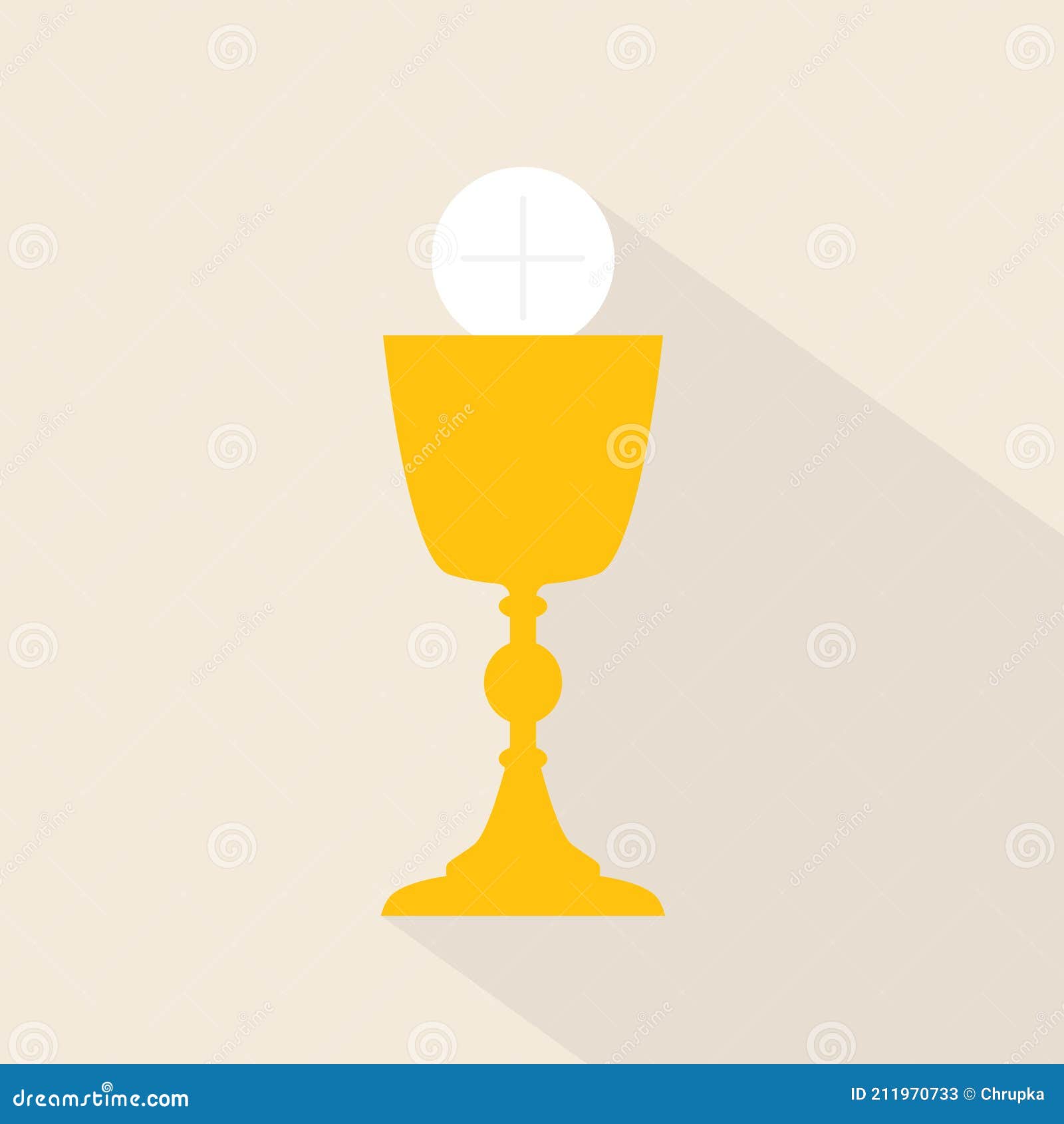 Holy communion icon stock vector. Illustration of christ - 211970733