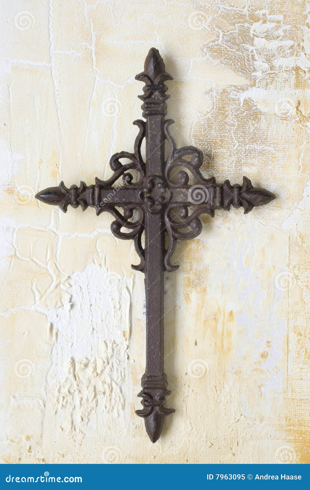 Holy Cross With Crucified Jesus Christ. Ancient Stone Statue ...