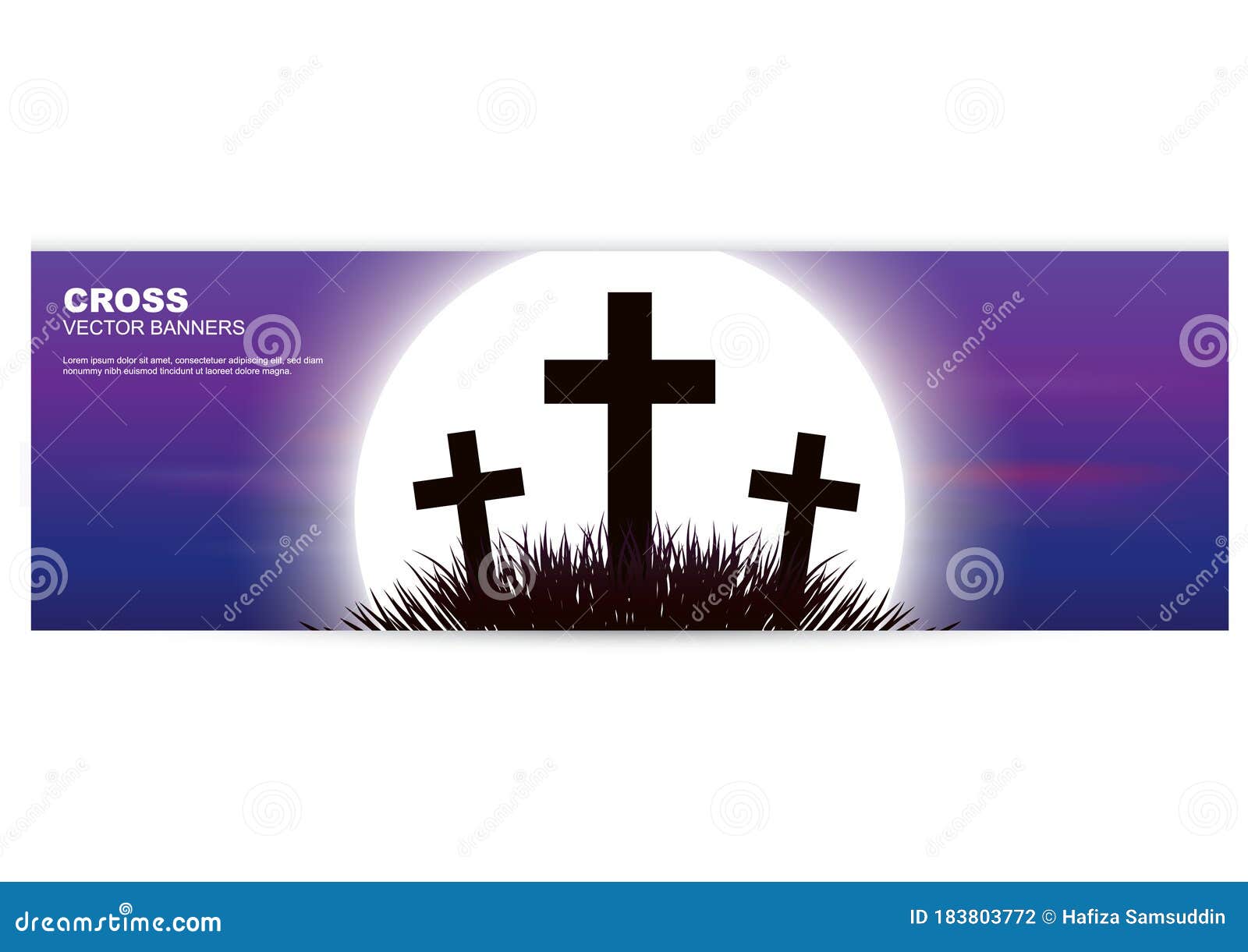 Holy Cross Banner. Vector Illustration Decorative Background Design ...