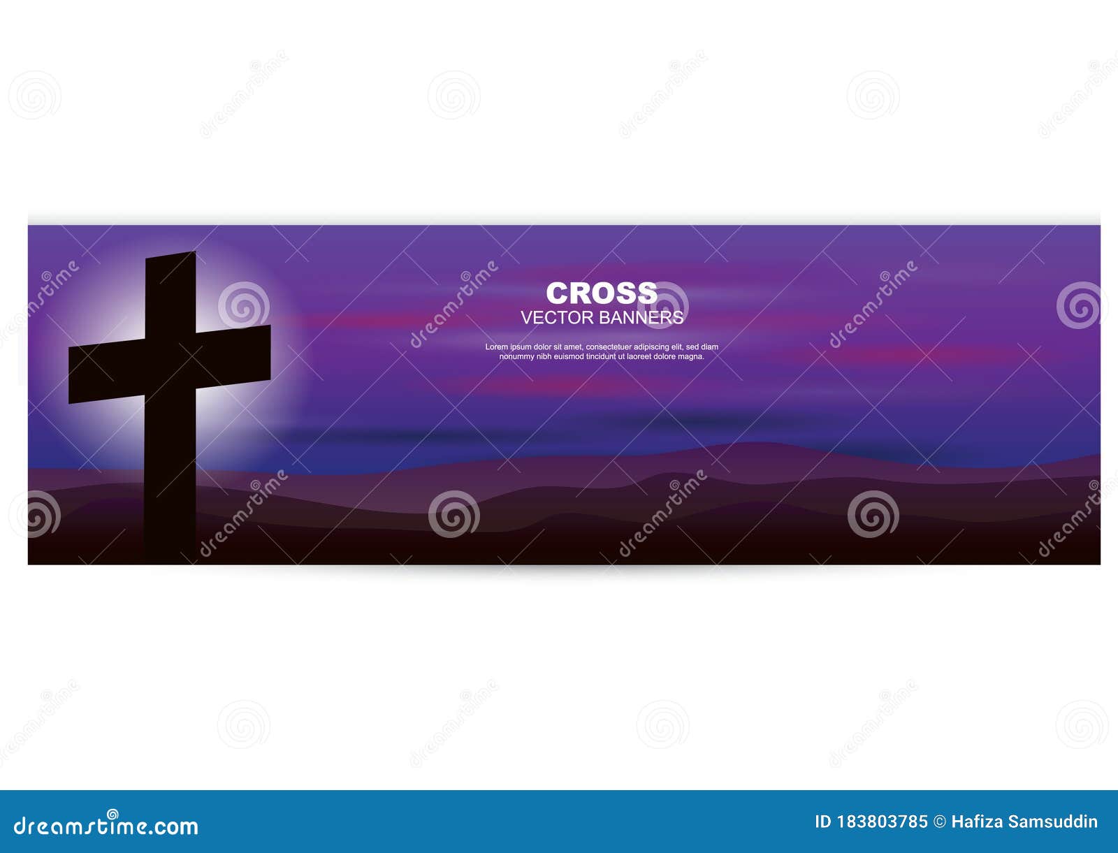 Holy Cross Banner. Vector Illustration Decorative Background Design ...