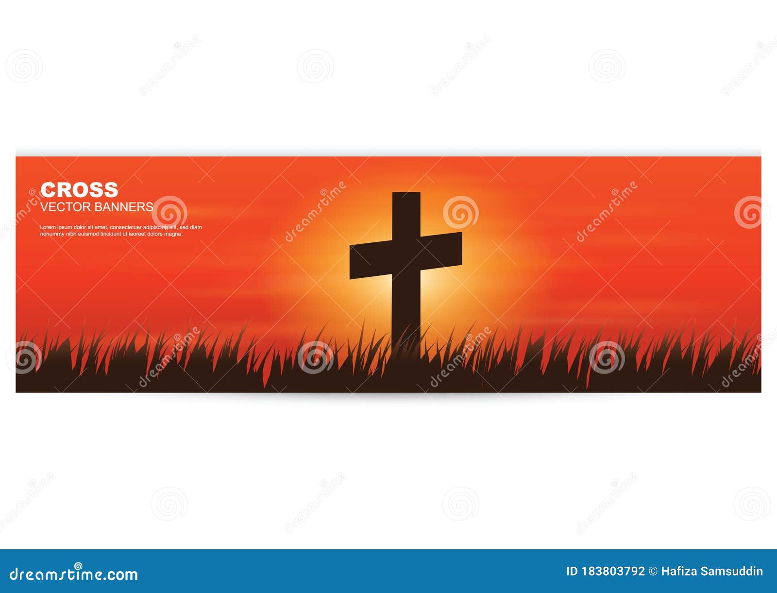 Holy Cross Banner. Vector Illustration Decorative Background Design ...