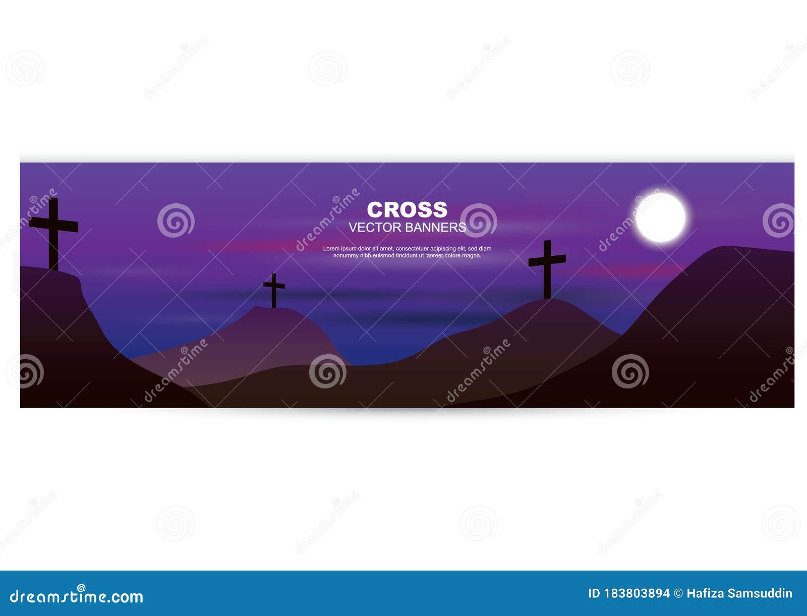 Holy Cross Banner. Vector Illustration Decorative Background Design ...