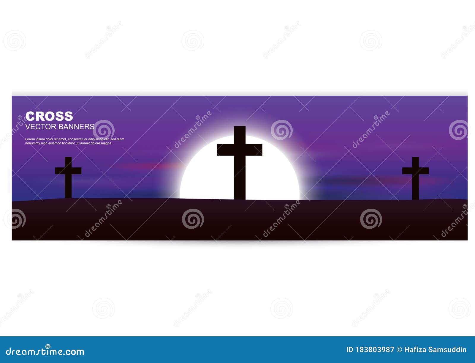 Holy Cross Banner. Vector Illustration Decorative Background Design ...