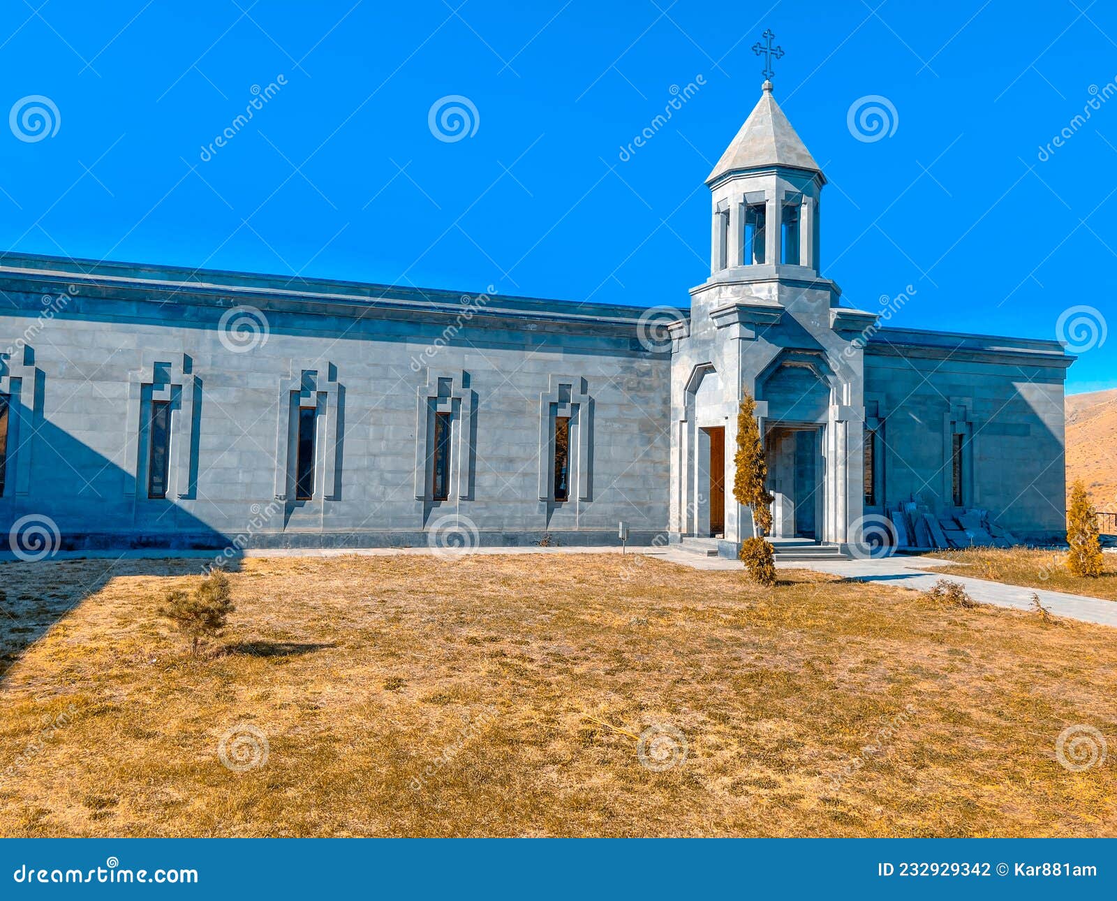 Holy Cross Church of Arkaz stock photo. Image of landscape - 232929342