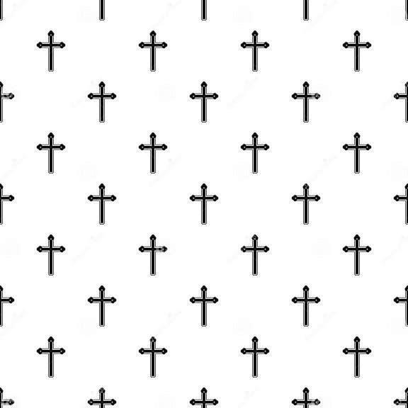 Holy cross pattern vector stock vector. Illustration of christian ...