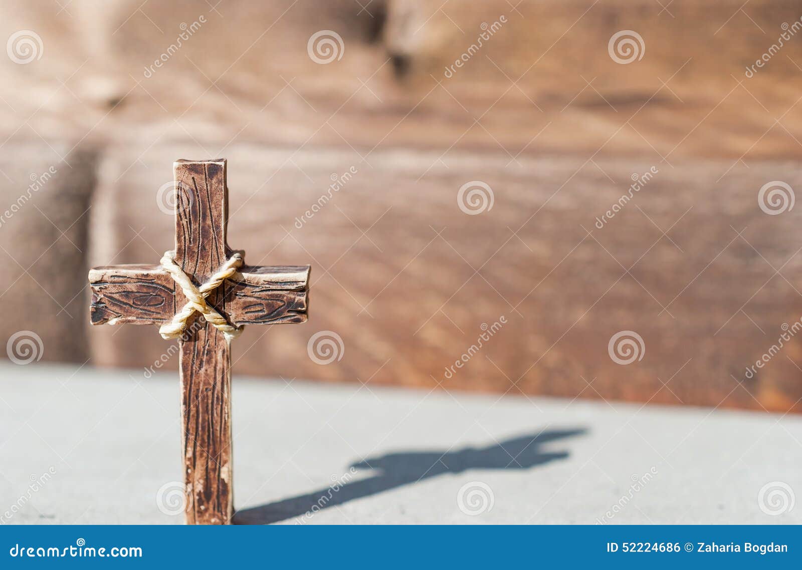 Holy Cross in a Sunny Day and Beautiful Shadow Stock Photo - Image of ...
