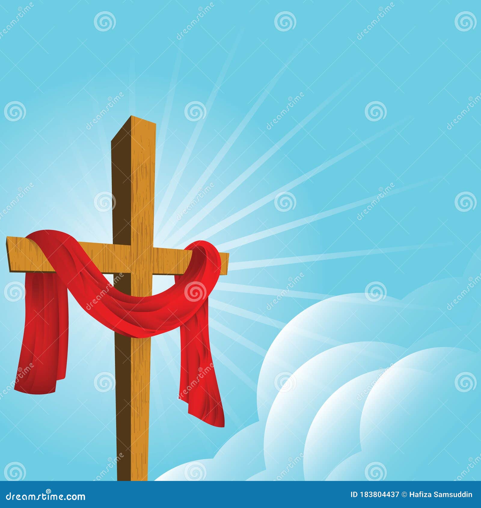Holy Cross. Vector Illustration Decorative Background Design Stock ...