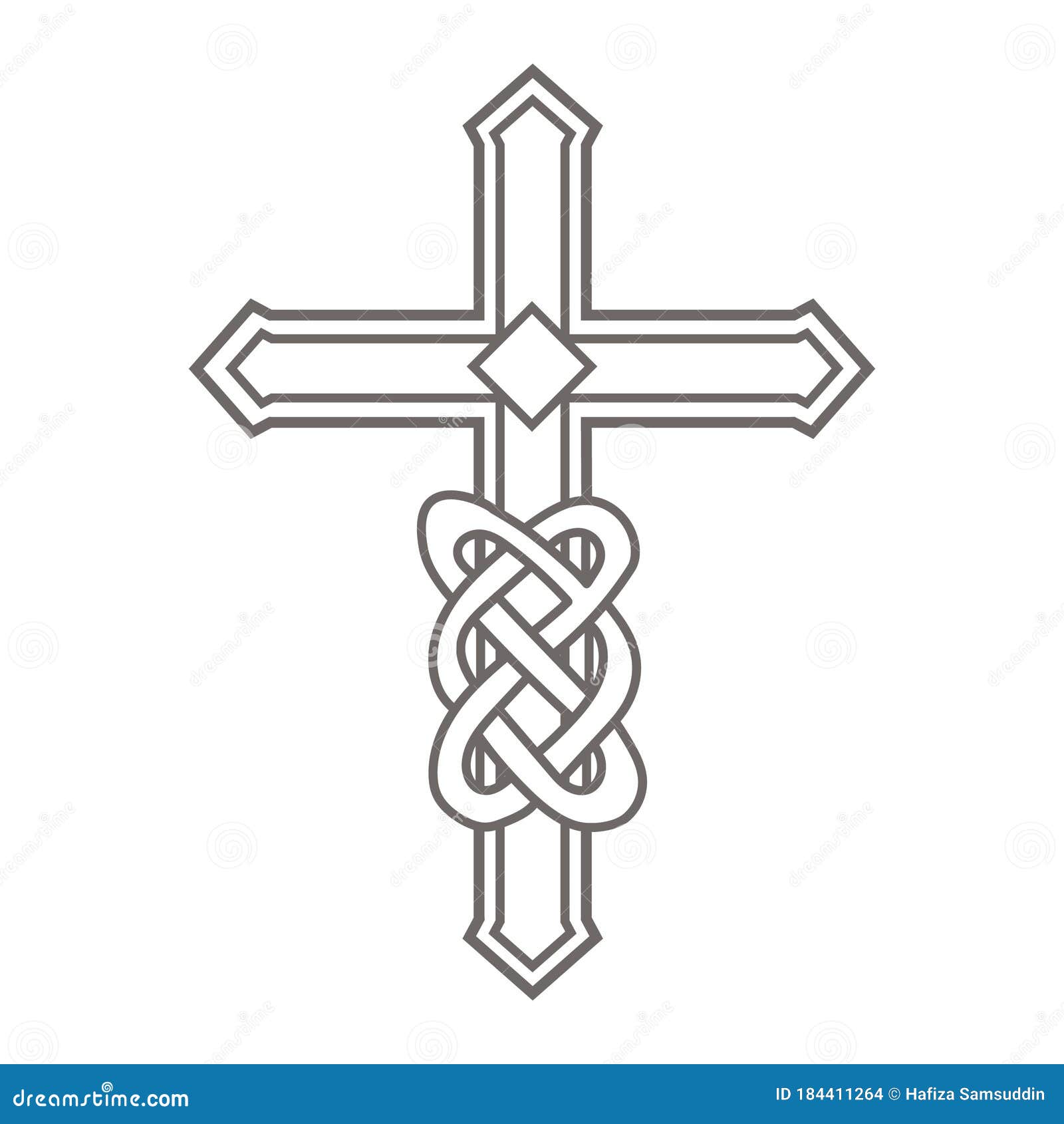 Holy Cross. Vector Illustration Decorative Background Design Stock ...