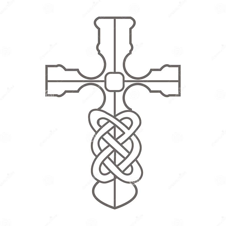 Holy Cross. Vector Illustration Decorative Background Design Stock ...
