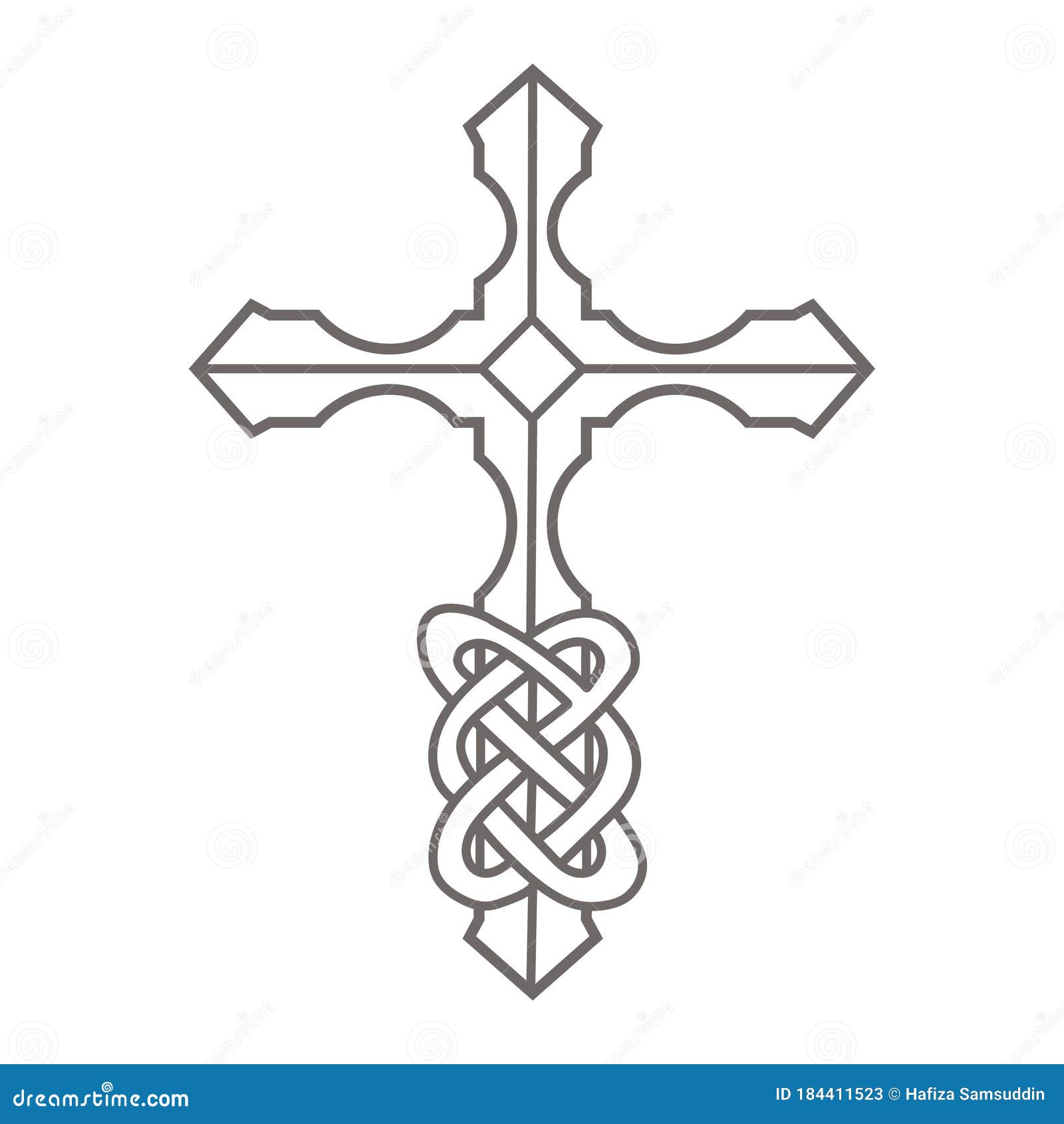 Holy Cross. Vector Illustration Decorative Background Design Stock ...