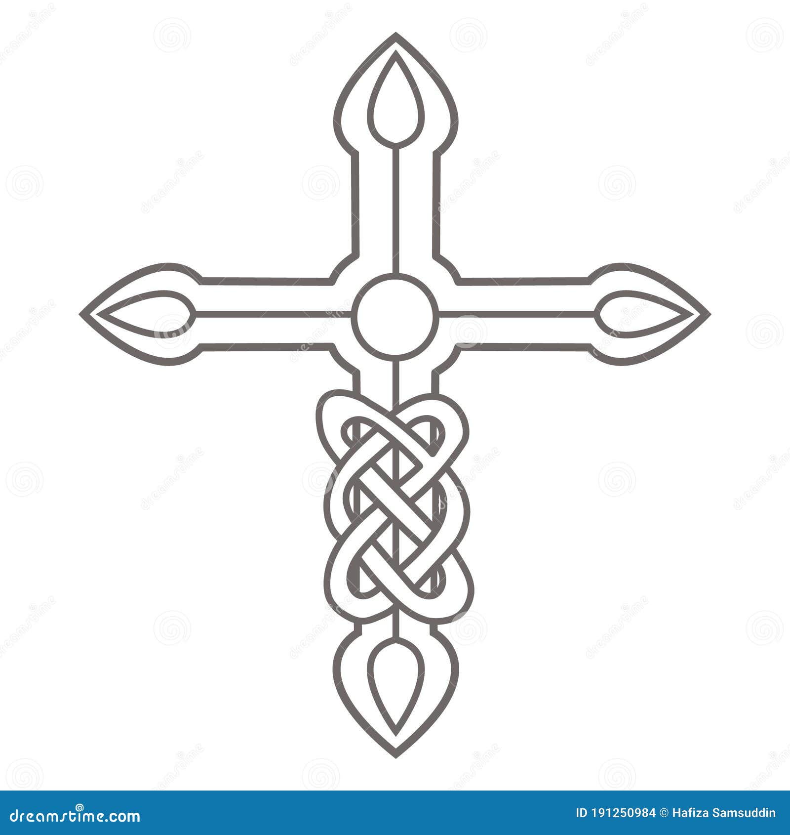 Holy Cross. Vector Illustration Decorative Design Stock Vector ...