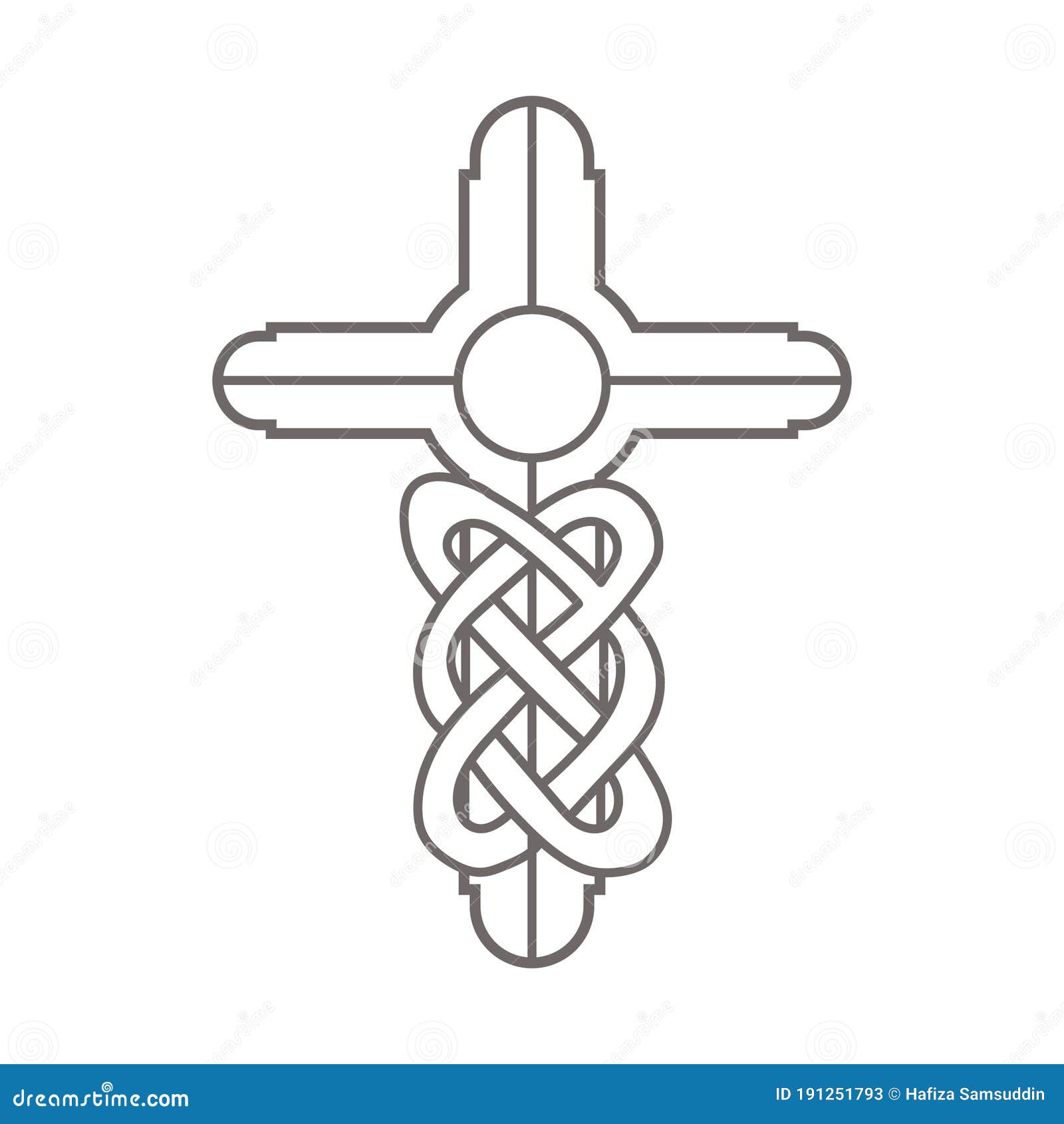 Holy Cross. Vector Illustration Decorative Design Stock Vector ...