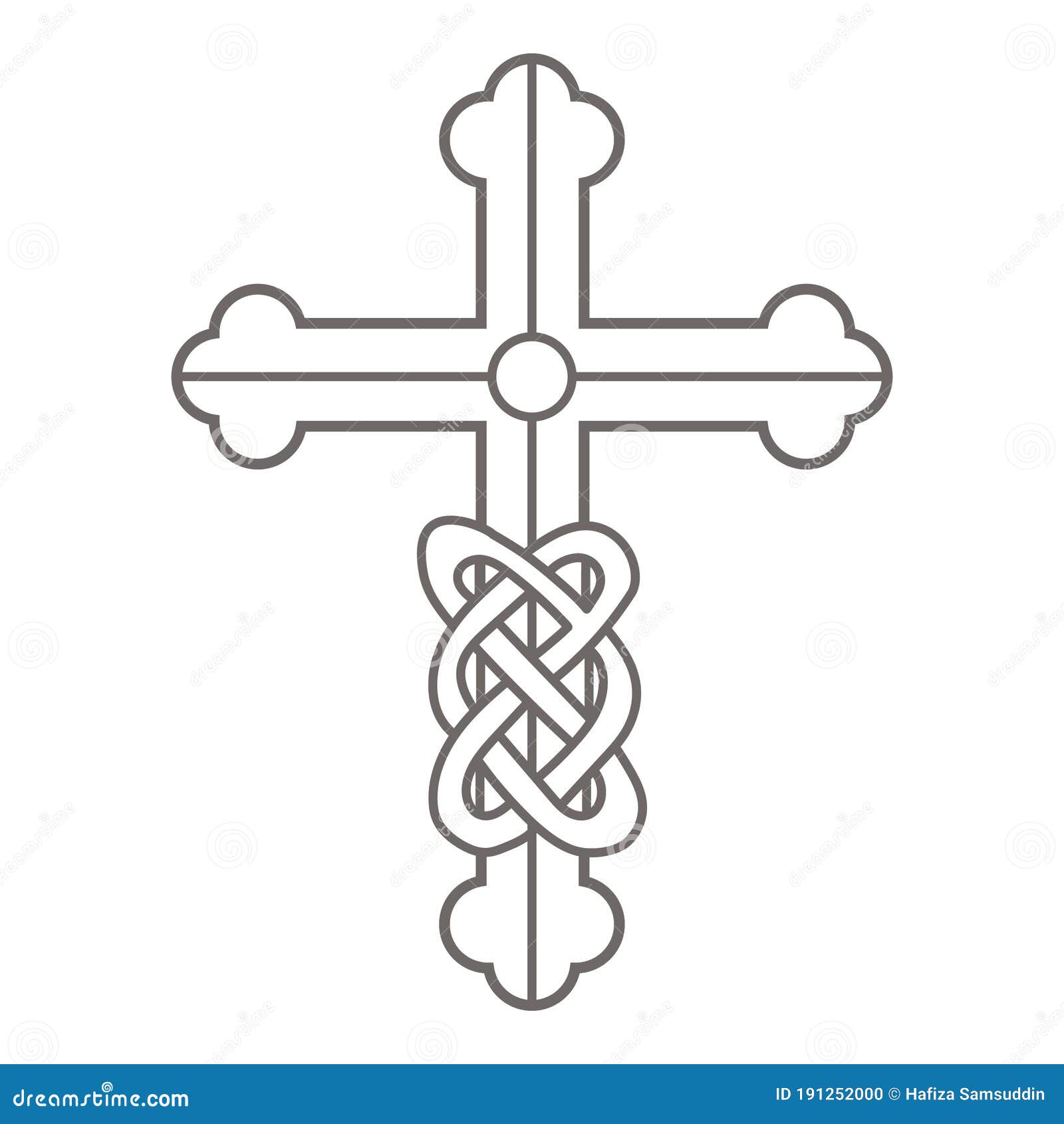 Holy Cross. Vector Illustration Decorative Design Stock Vector ...