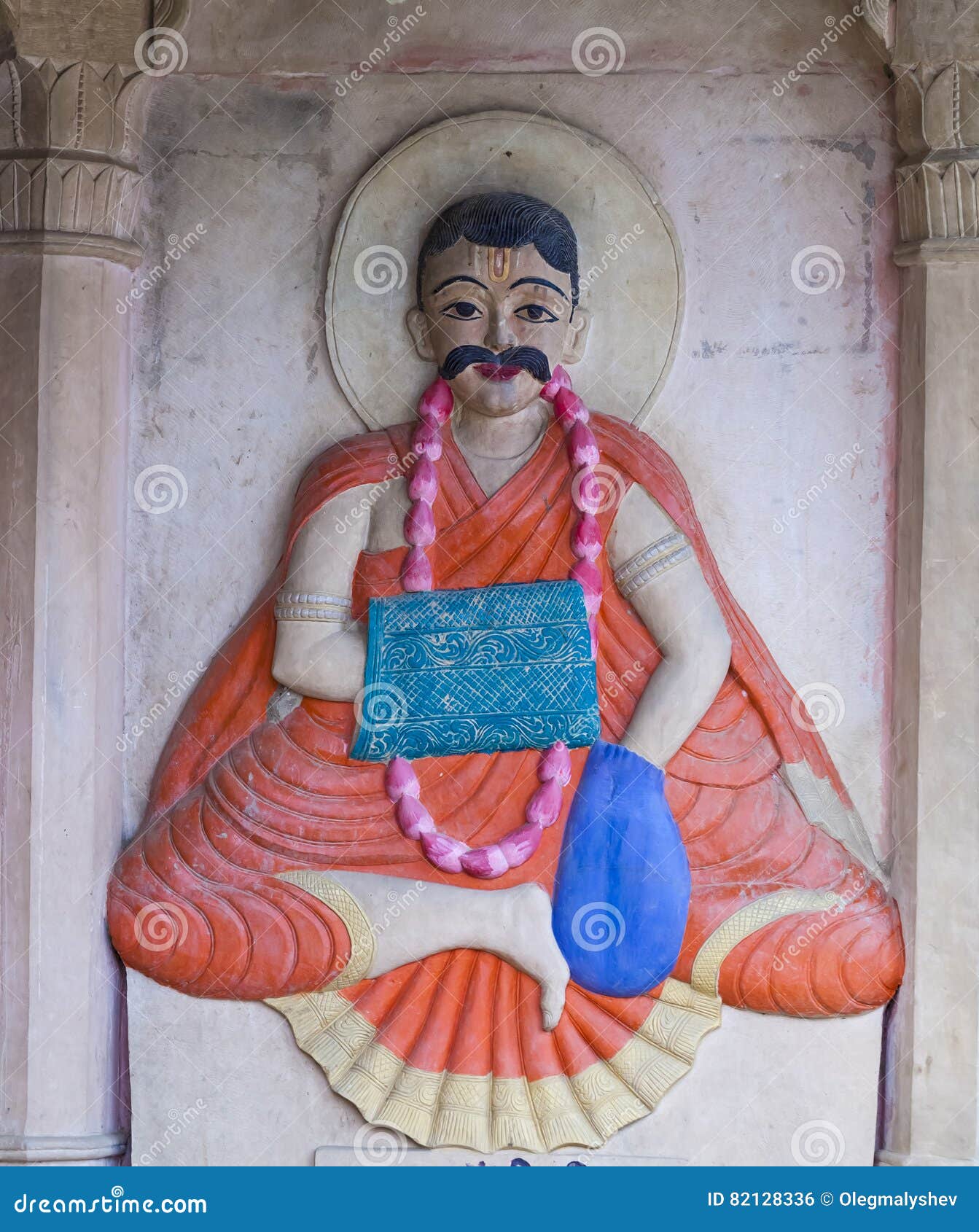 Holy Deity in Hindu Temple Figure Stock Photo - Image of hinduism ...
