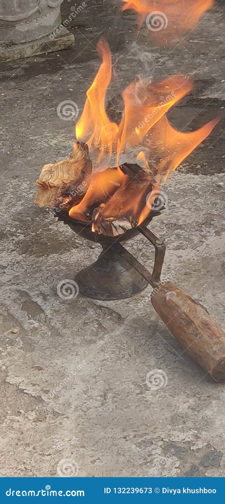 The holy fire stock image. Image of purifies, spirit - 132239673