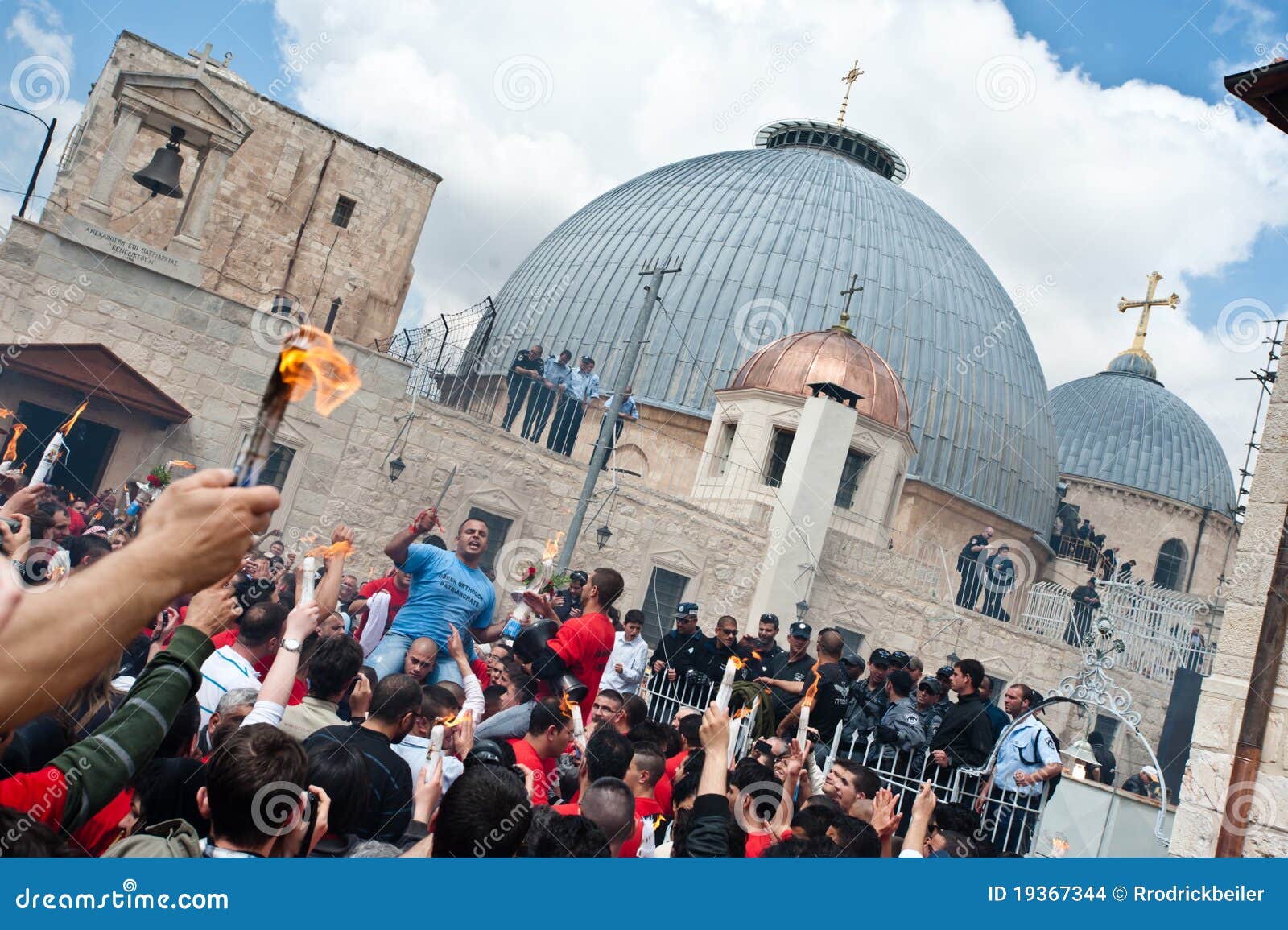 Holy Fire at the Holy Sepulcher Editorial Stock Image - Image of city ...