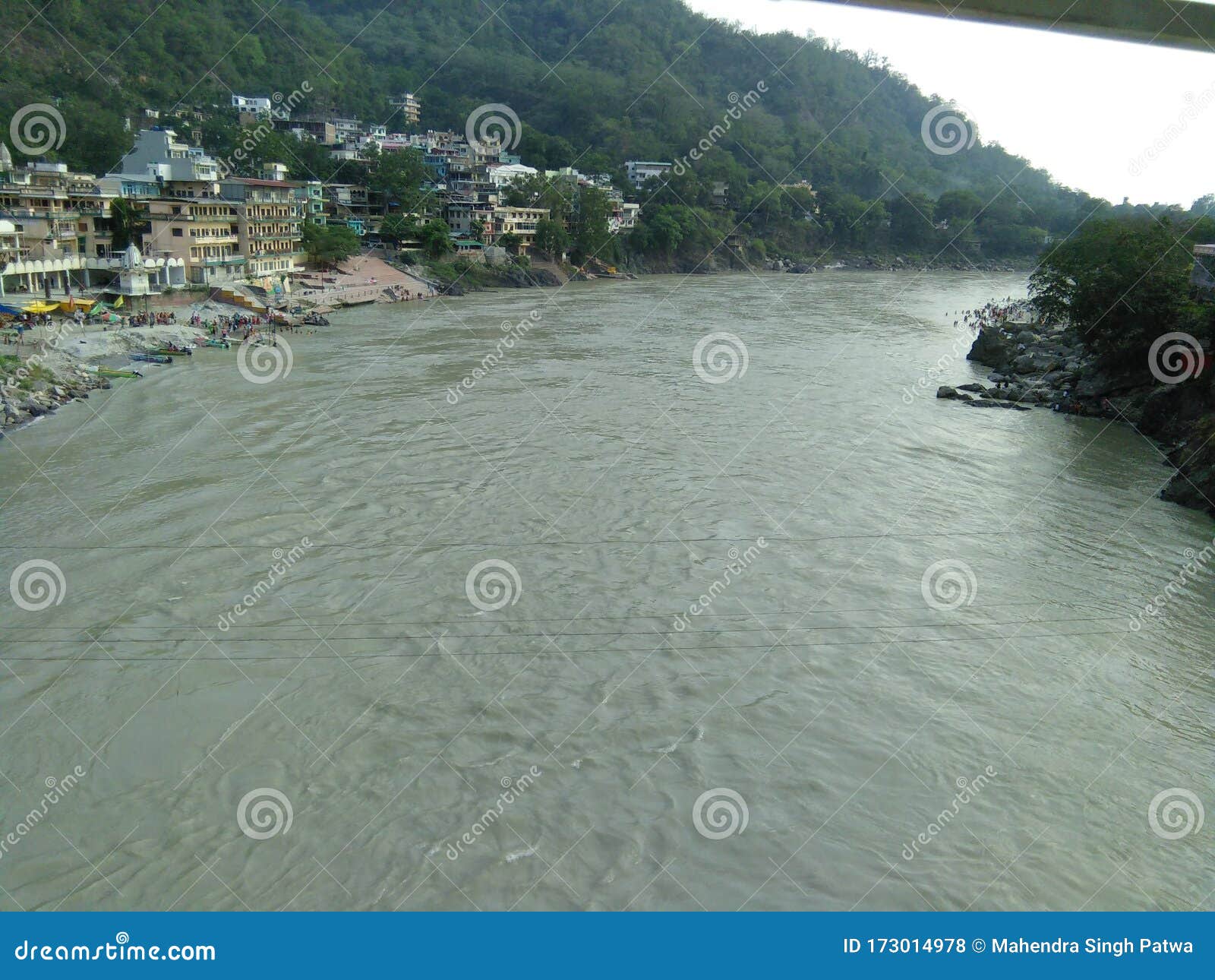 The Holy Ganga River Haridwar Uttarakhand India Stock Photo - Image of ...