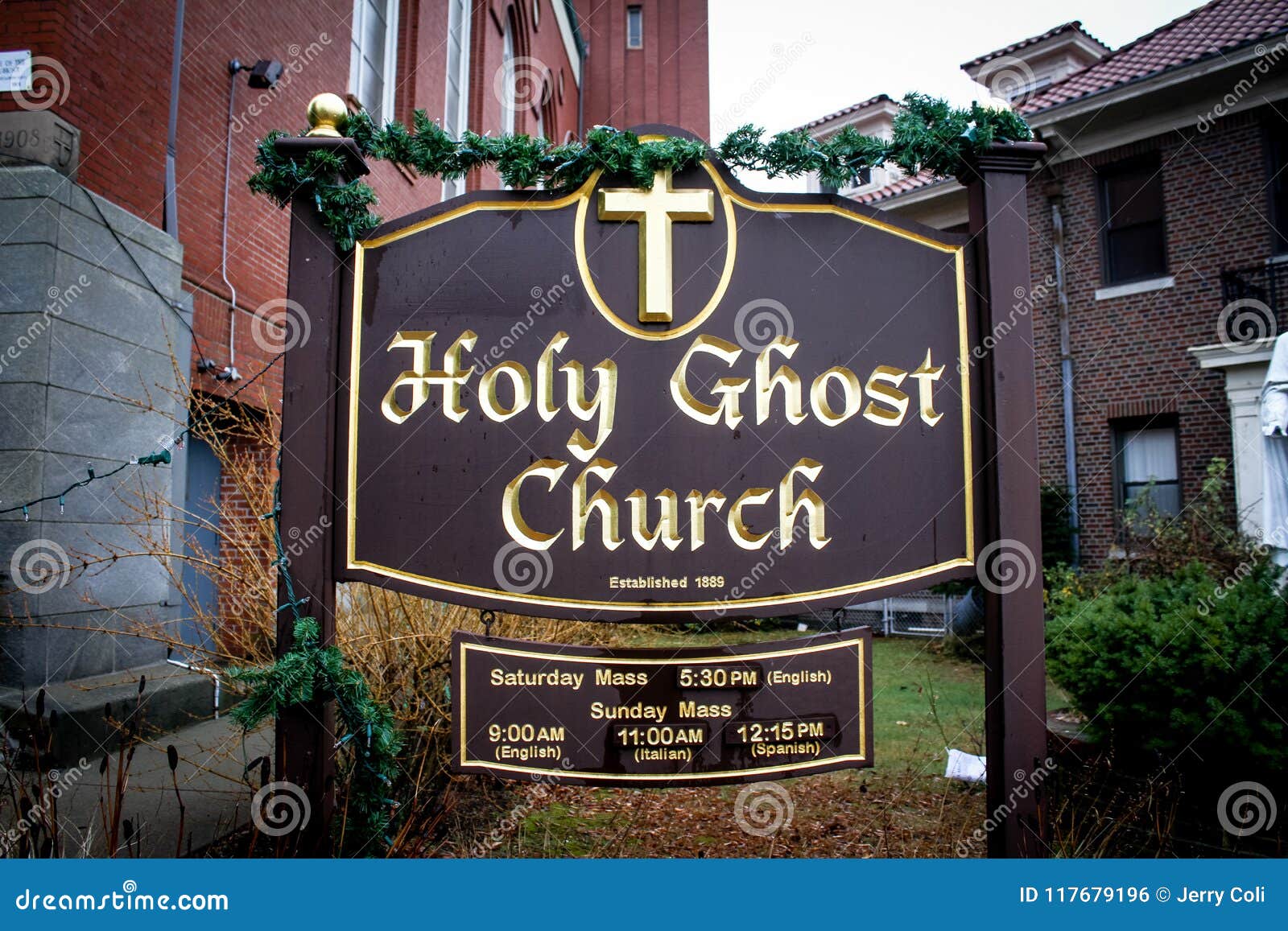 Holy Ghost Church, Providence, Rhode Island Editorial Photo - Image of ...