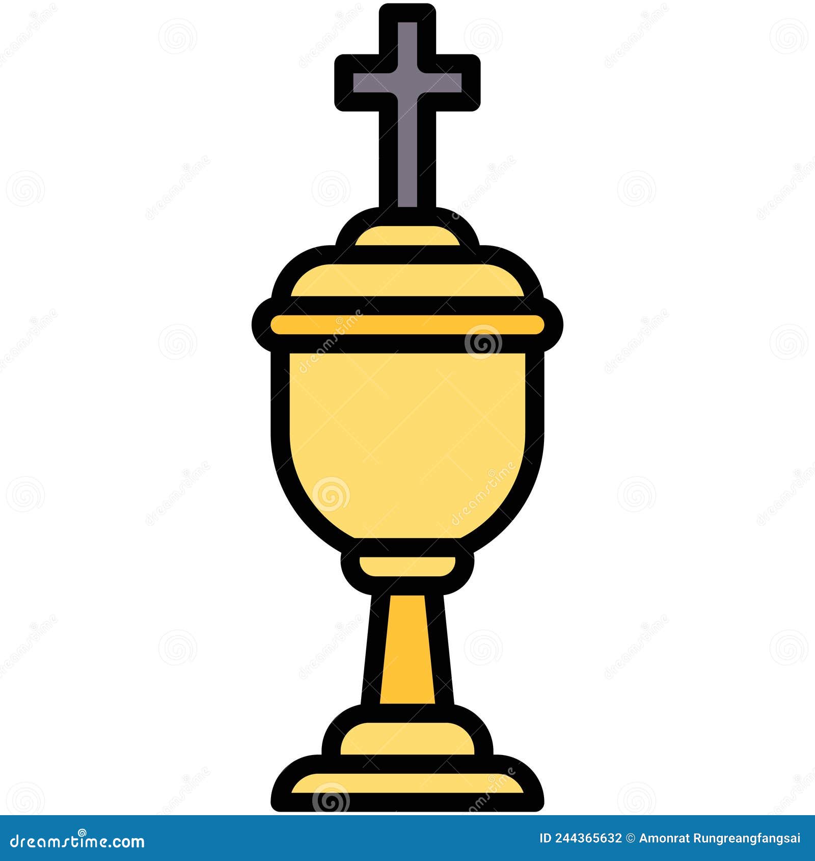 Holy Grail Icon, Holy Week Related Vector Illustration Stock Vector ...