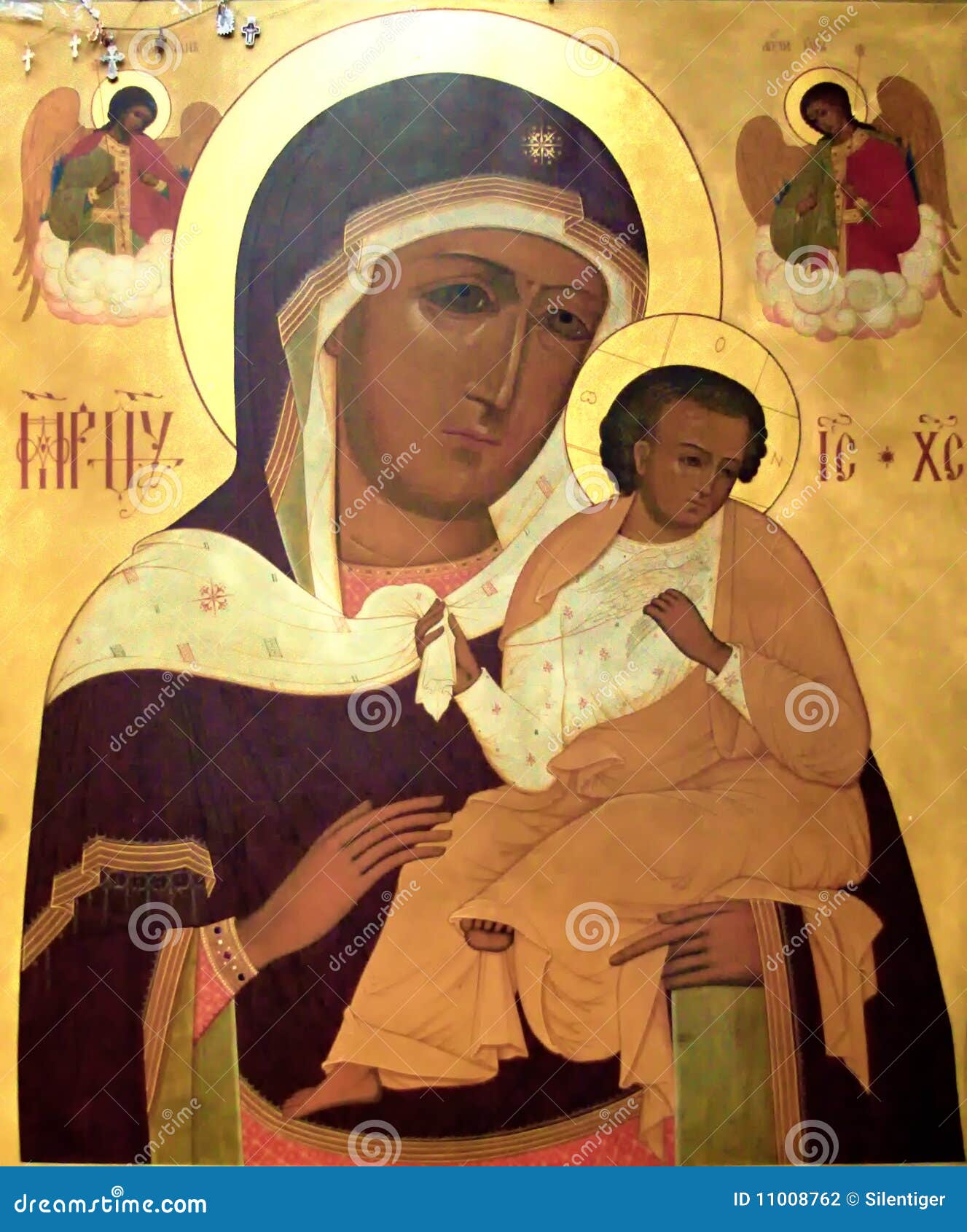 Holy icon stock illustration. Illustration of icon, painting - 11008762