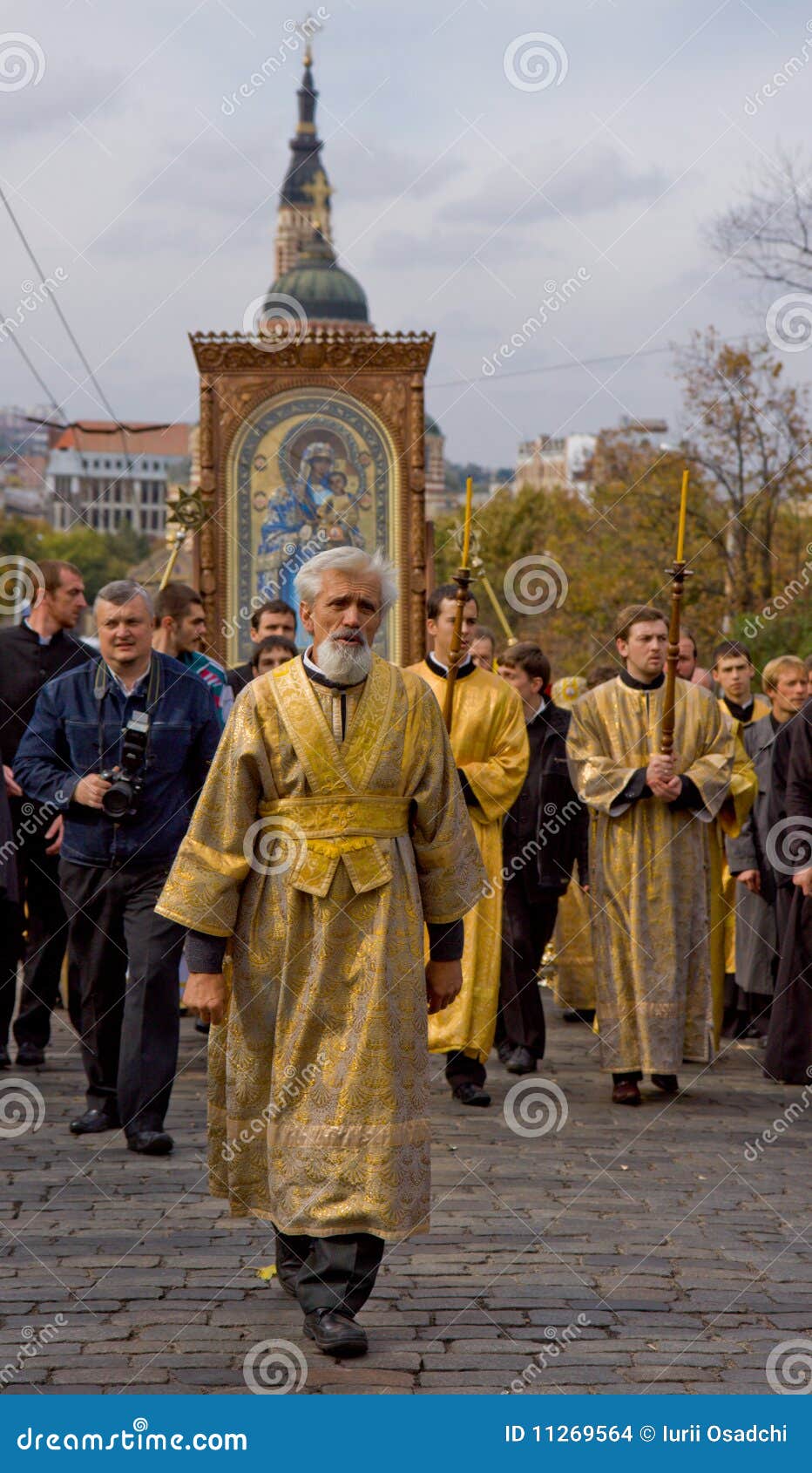 Holy Icon Carrying Procession Editorial Stock Image - Image of kharkov ...
