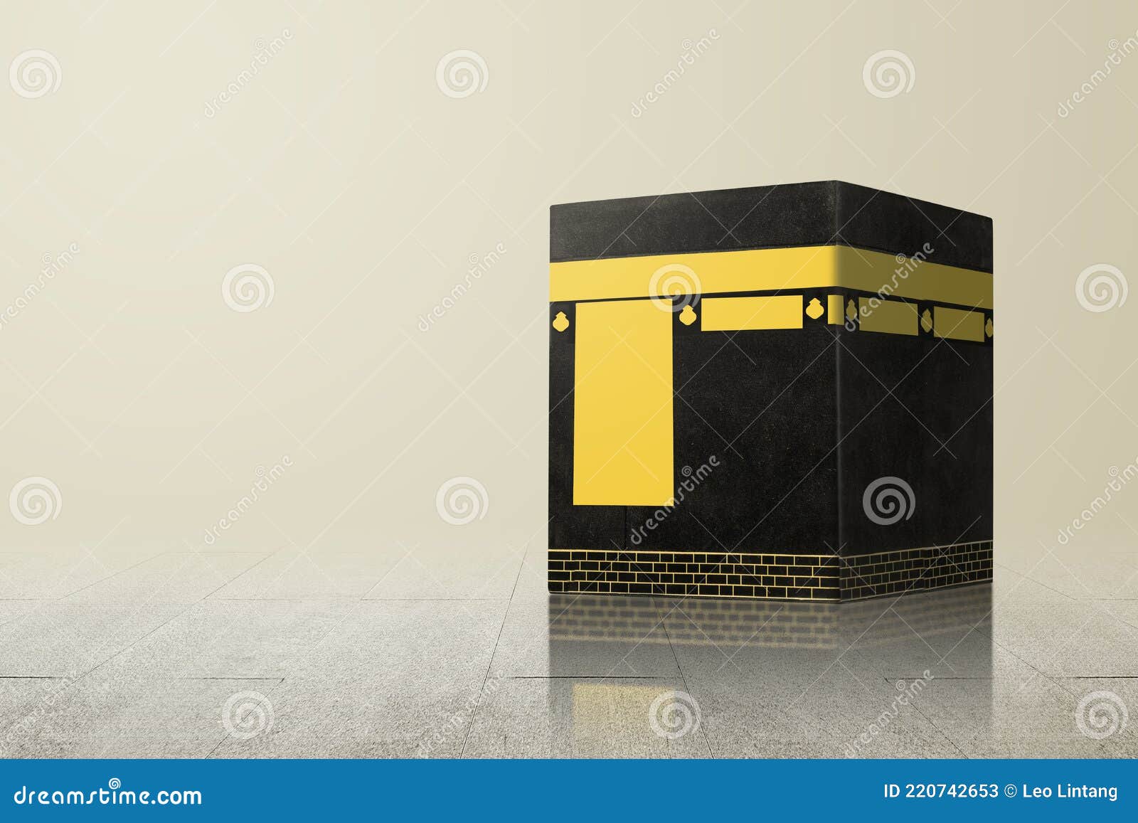 The holy Kaaba stock image. Image of beautiful, decoration - 220742653