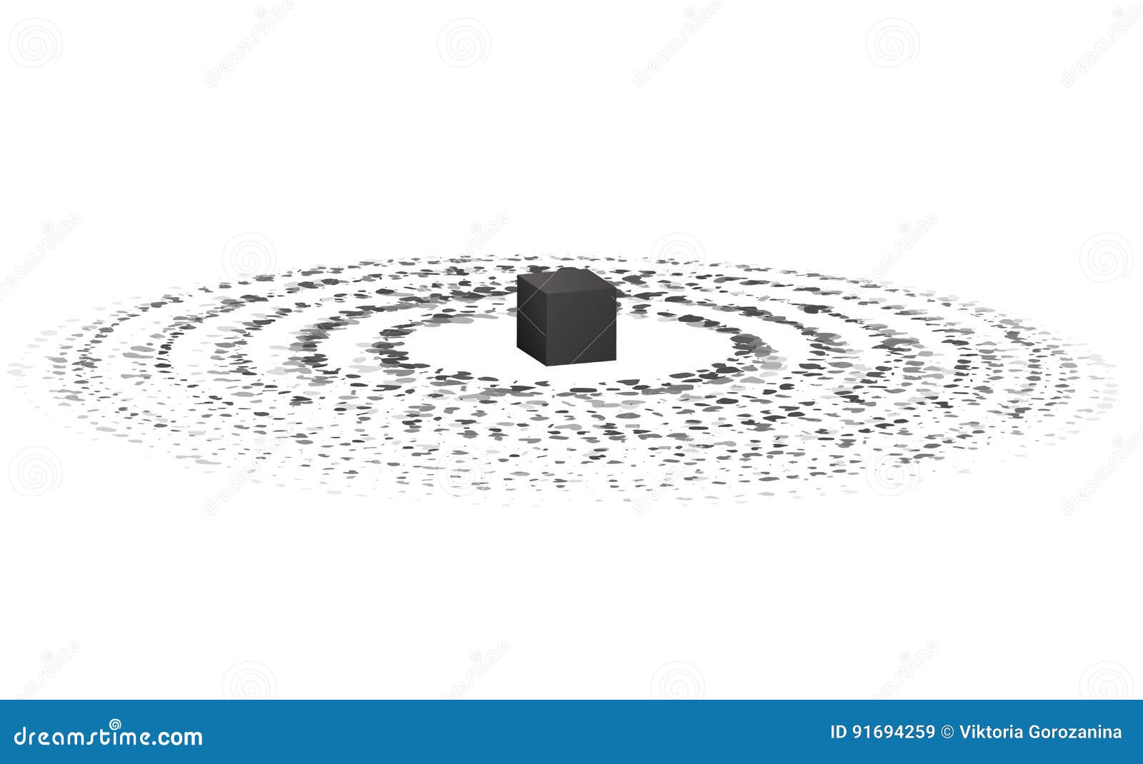 Kaaba in Mecca. Hajj and Umrah. Abstract Holy Kaabah Stock Vector ...