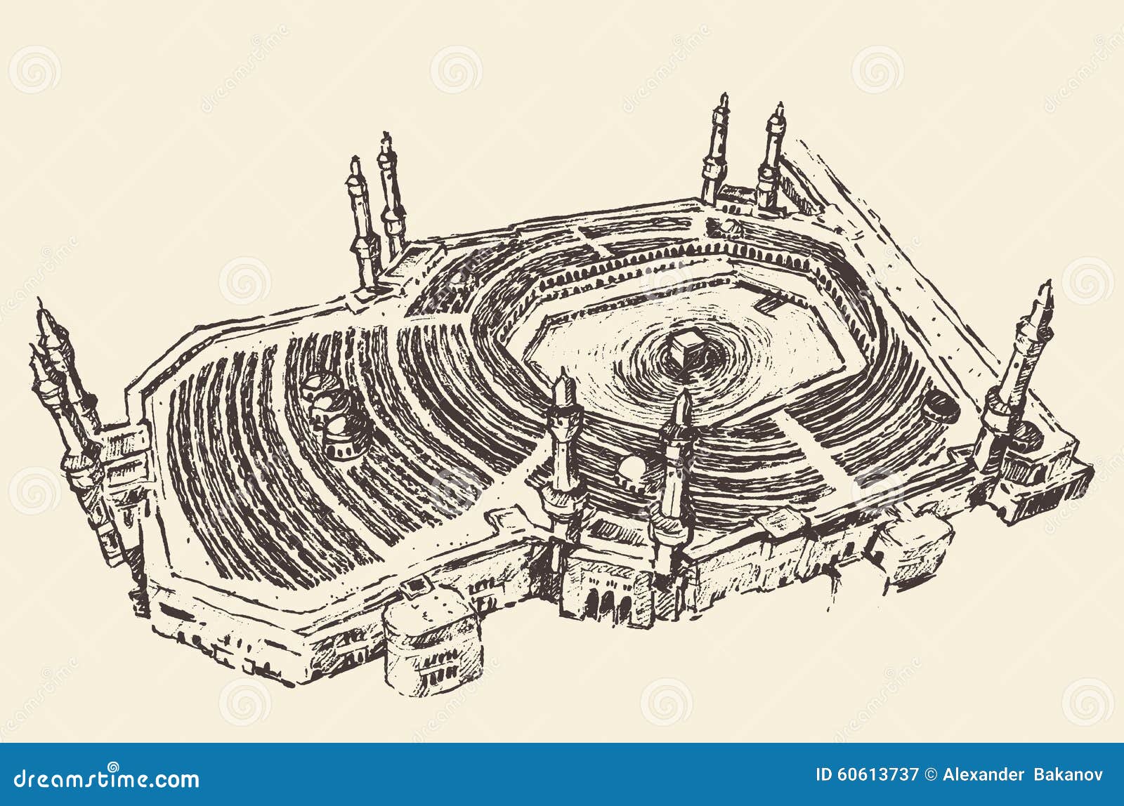 Holy Kaaba Mecca Saudi Arabia Muslim Sketch Cartoon Vector ... Holy Kaaba Mecca Saudi Arabia Muslim Sketch Cartoon Vector ...