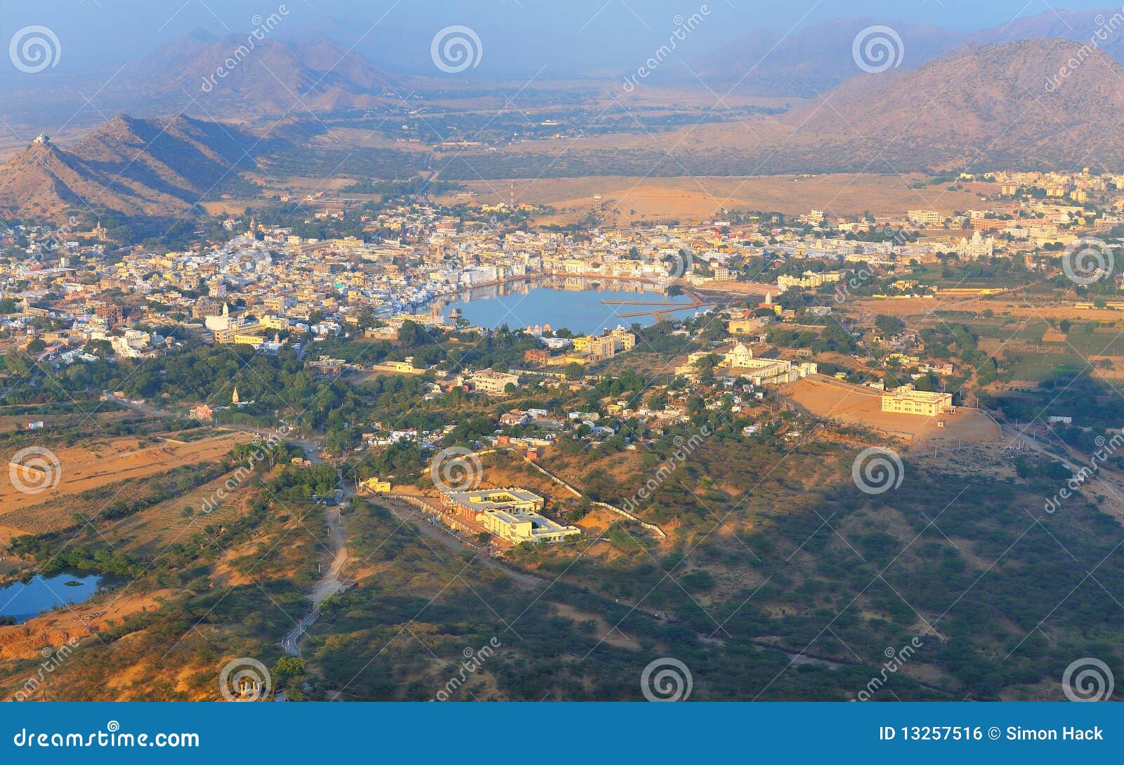 The Holy Lake at Pushkar,in Rajasthan,india Stock Photo - Image of ...