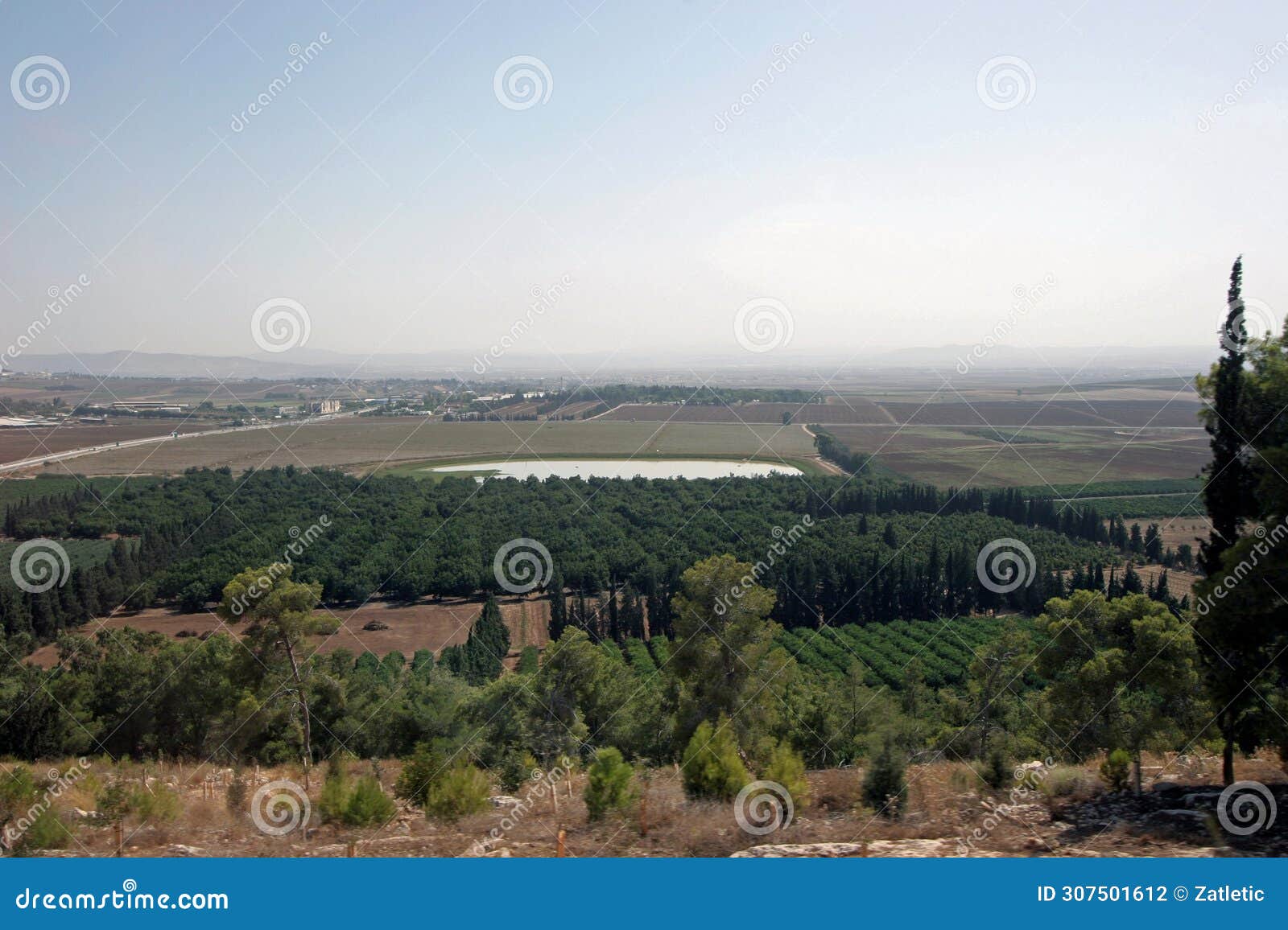 Holy Land View from Basilica of the Transfiguration, Mount Tabor ...