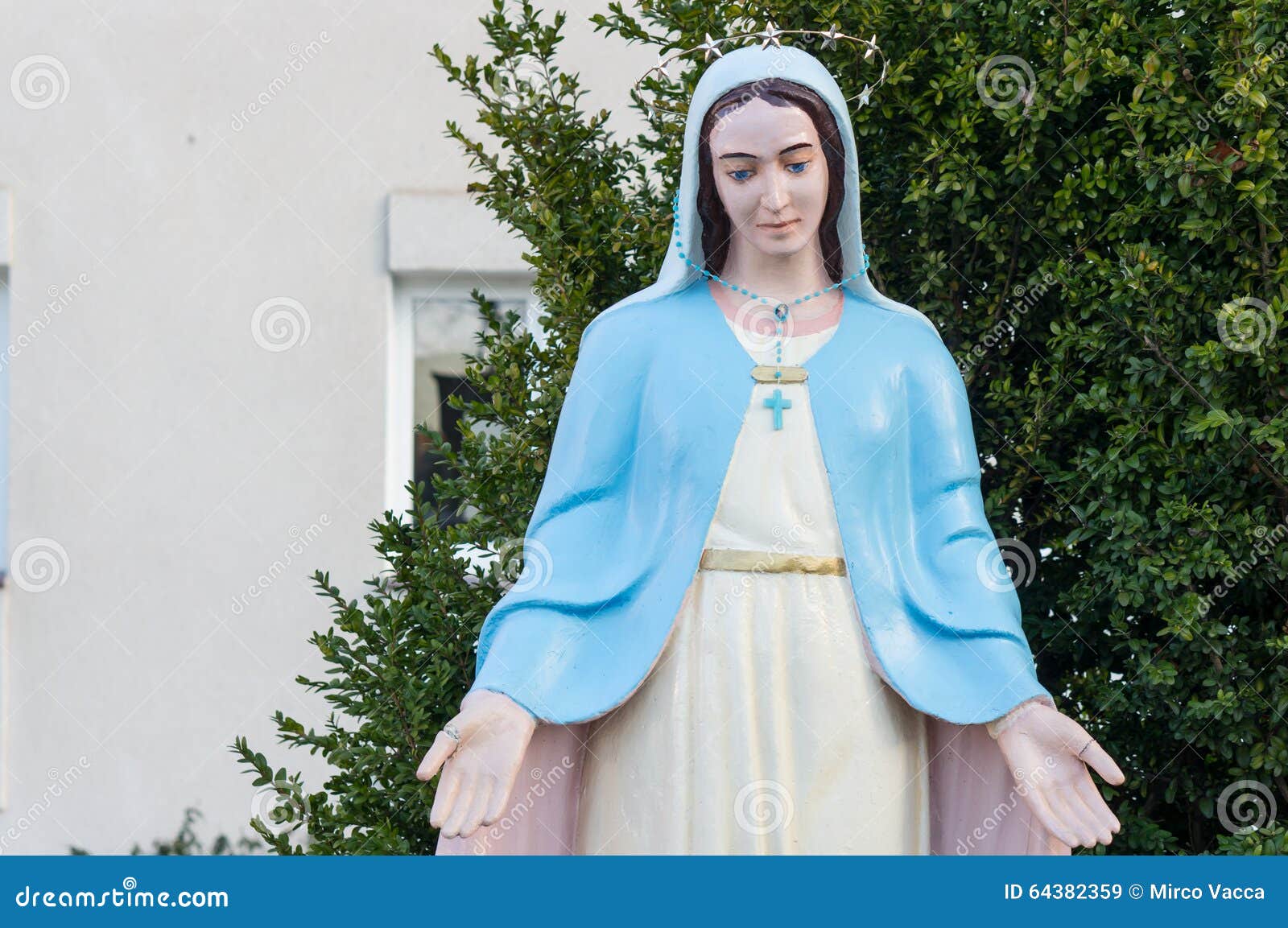 Holy Maria statue stock image. Image of virgin, religion - 64382359