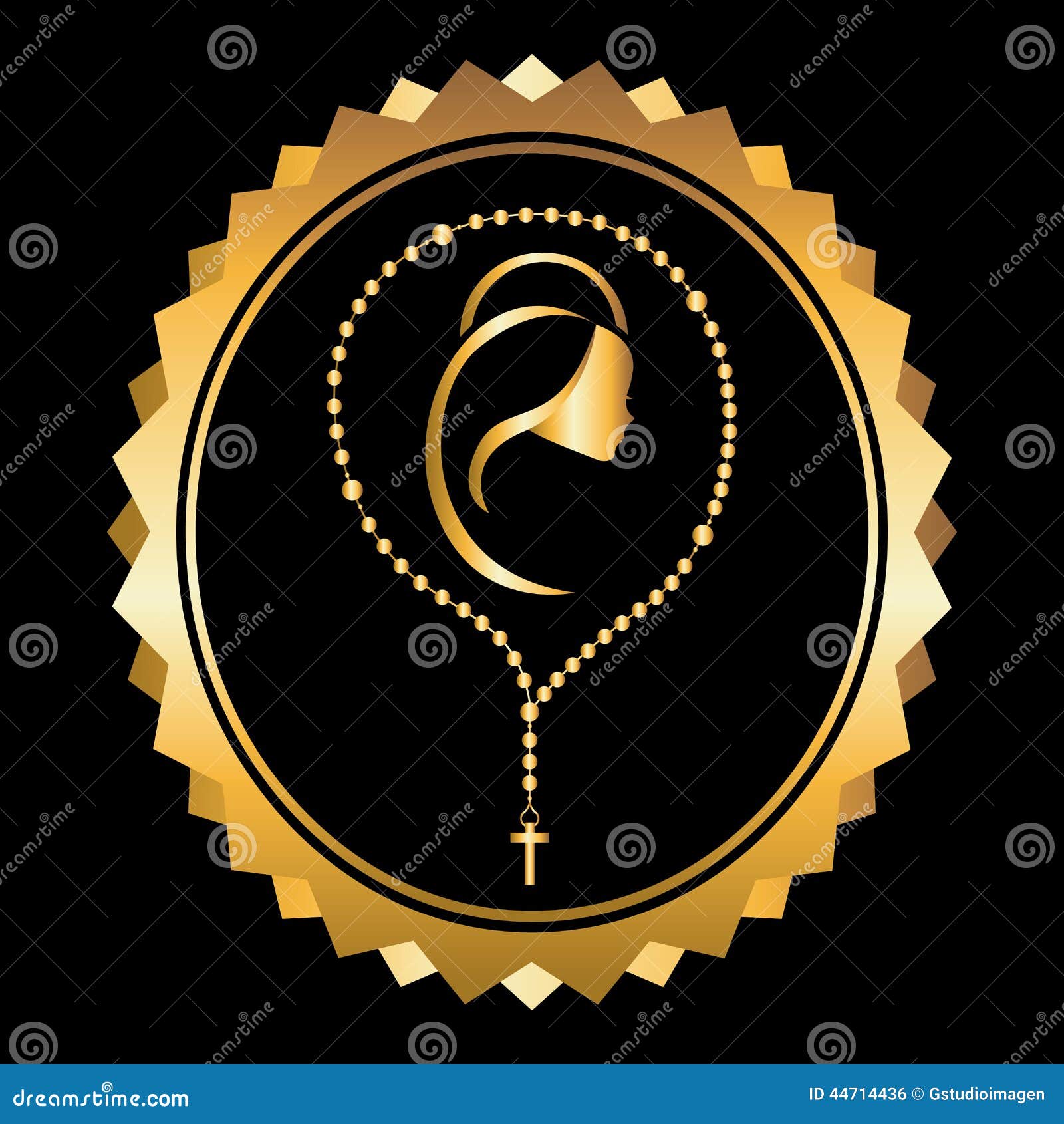Holy mary stock vector. Illustration of celebration, mary - 44714436
