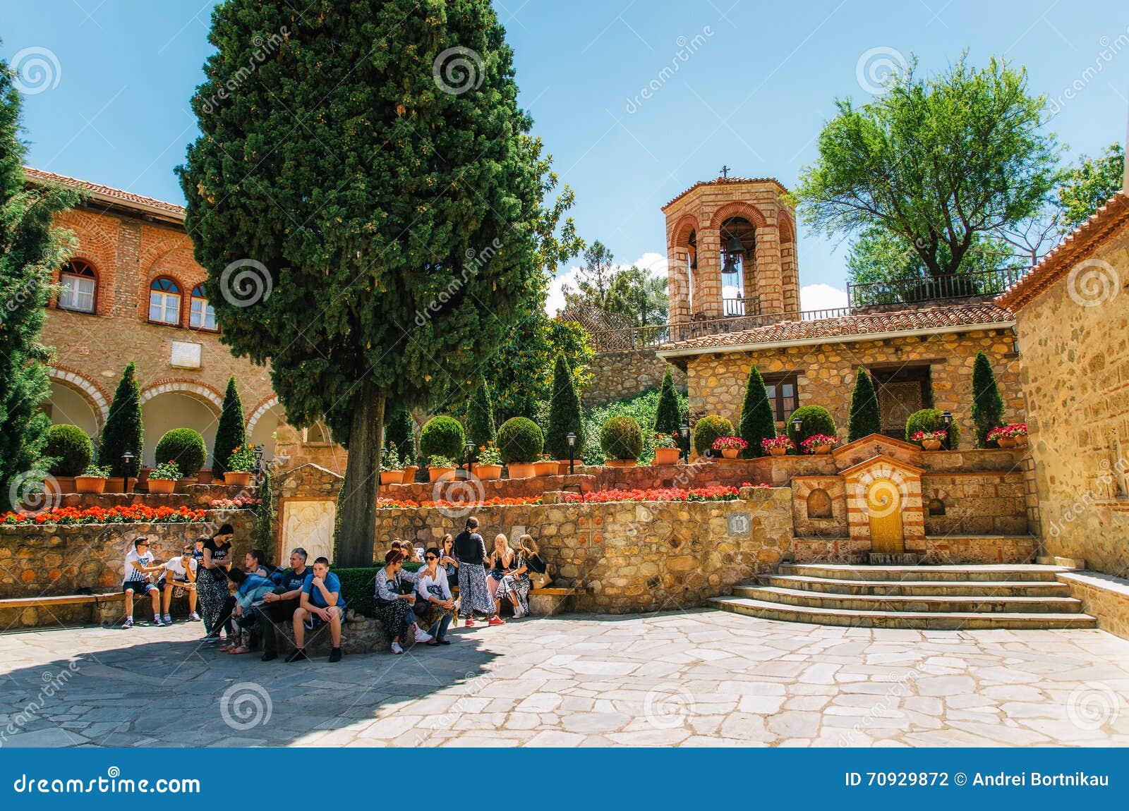 The Holy Monastery of Great Meteoron at the Complex of Meteora ...