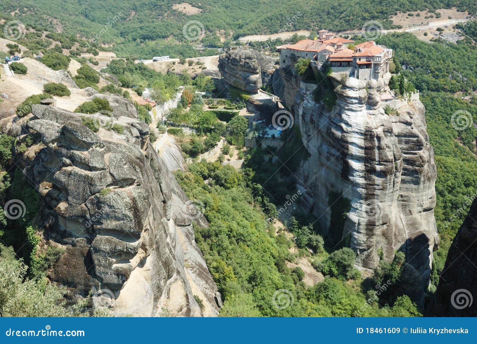 Holy Monastery of Varlaam,Meteora,Greece Stock Image - Image of ...