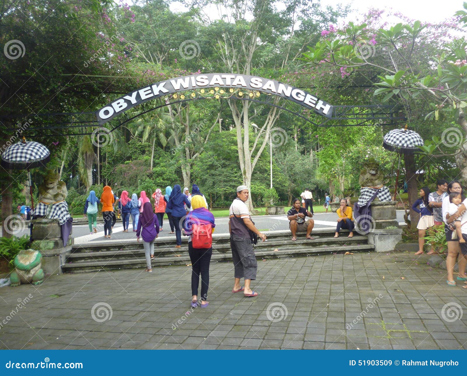 The Holy Monkey Forest of Sangeh Editorial Stock Image - Image of bukit ...