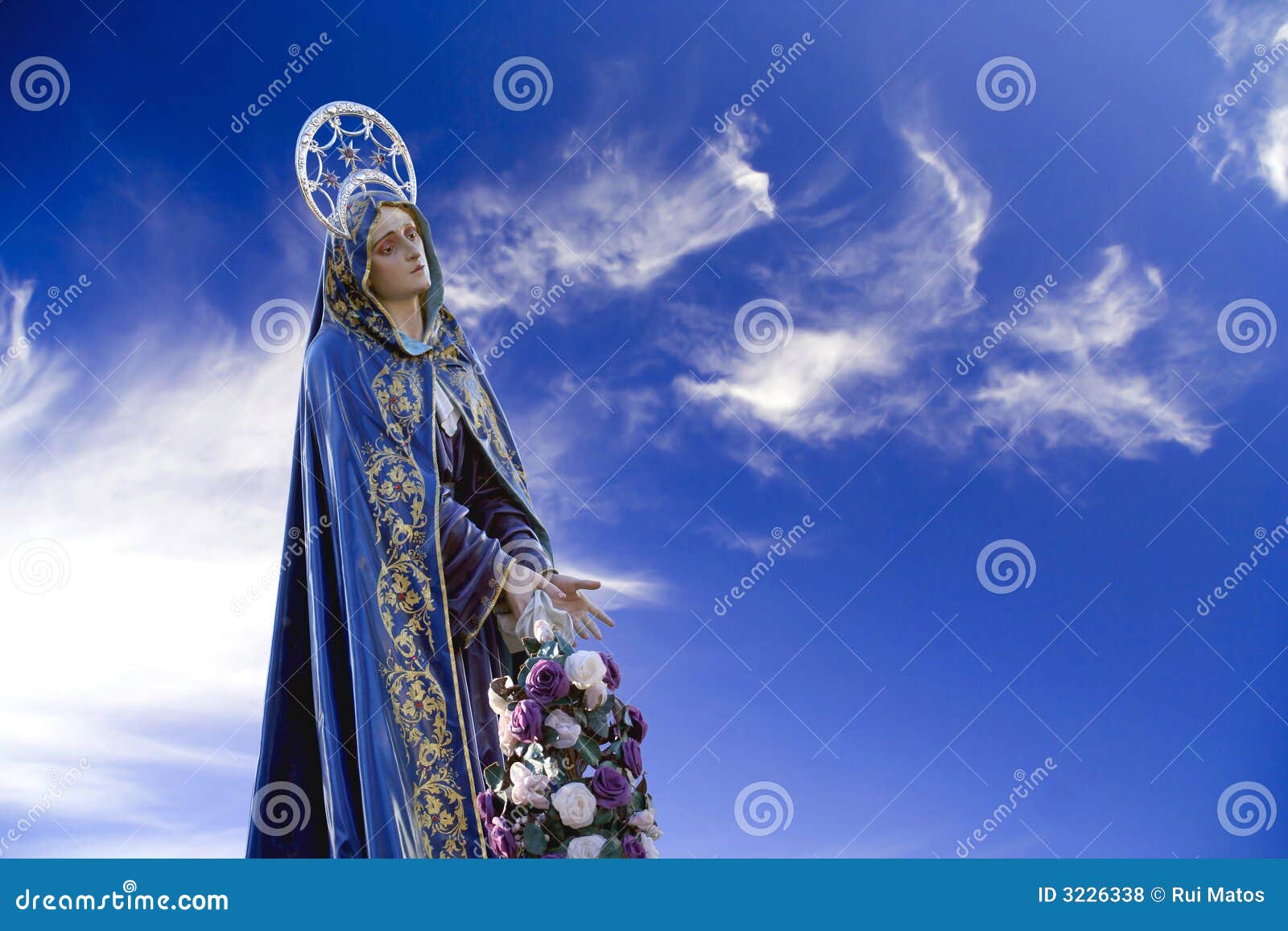 Holy Mother of Jesus stock photo. Image of crowned, expression - 3226338