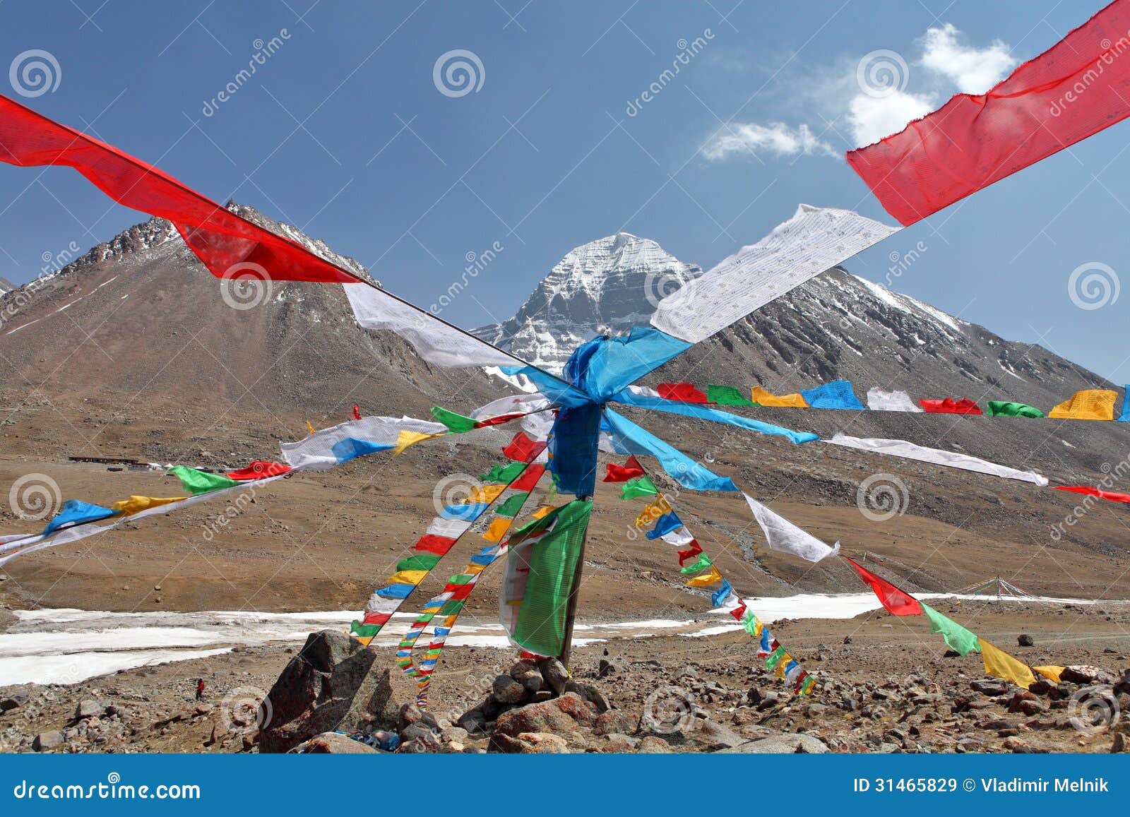Holy Mount Kailash in Tibet Stock Image - Image of asian, asia: 31465829