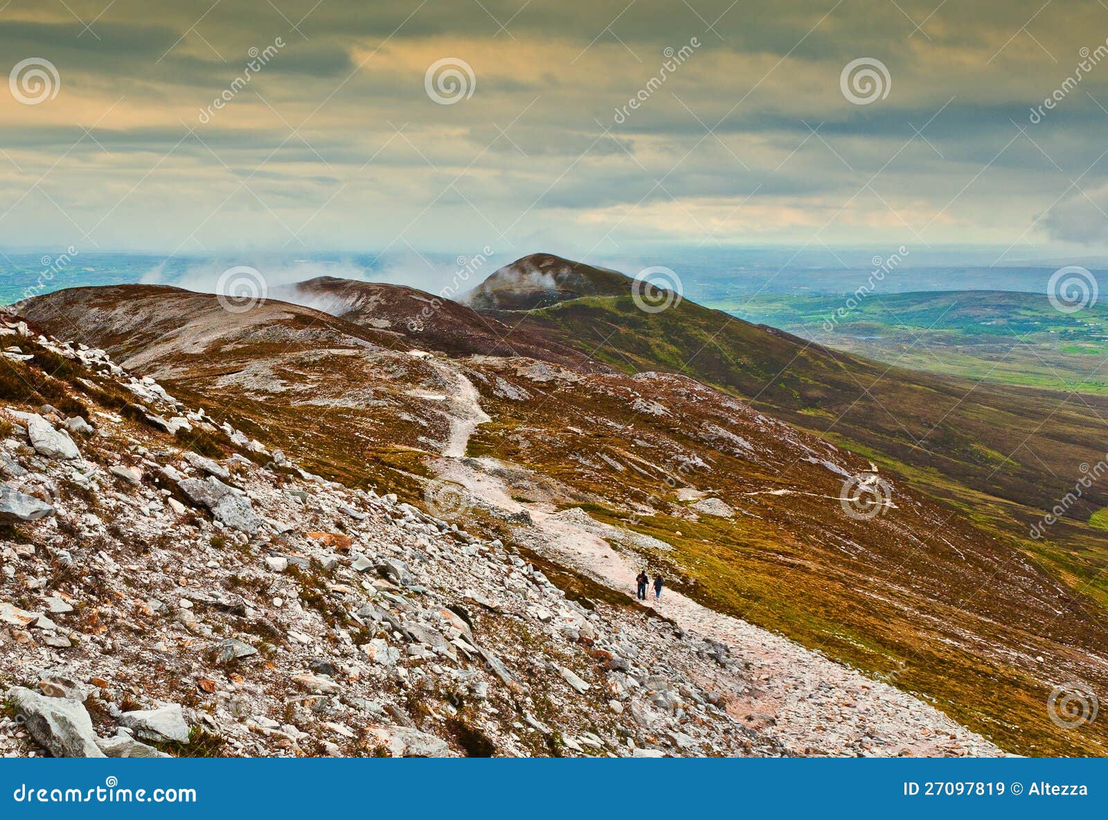 Holy Mountain - Croagh Patrick, Ireland Stock Image - Image of mountain ...