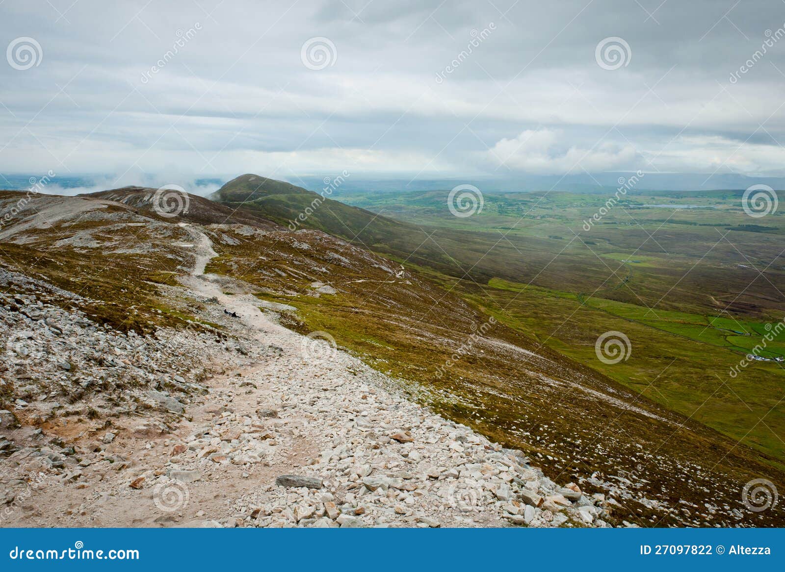Holy Mountain - Croagh Patrick, Ireland Stock Photo - Image of croagh ...