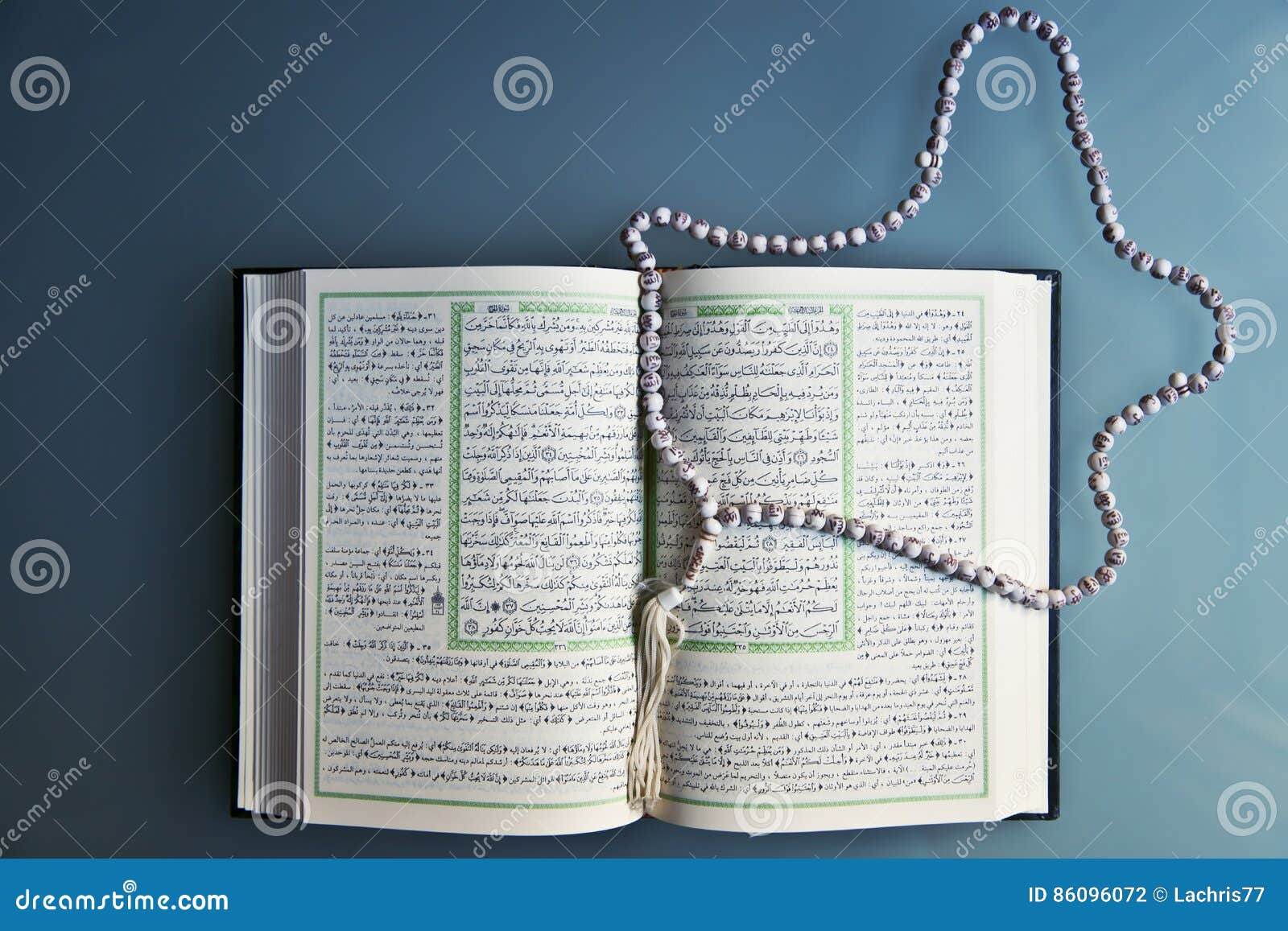 The holy Quran opened stock photo. Image of religious - 86096072