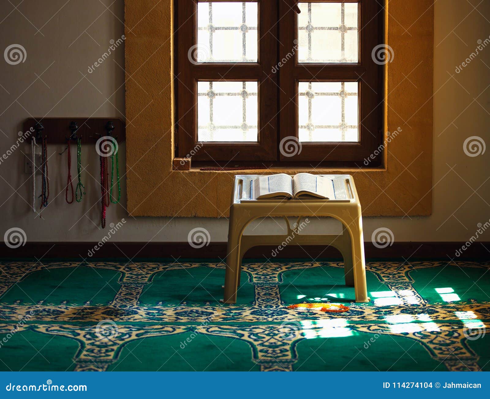 Quran in the mosque stock photo. Image of muslims, madrasah - 114274104
