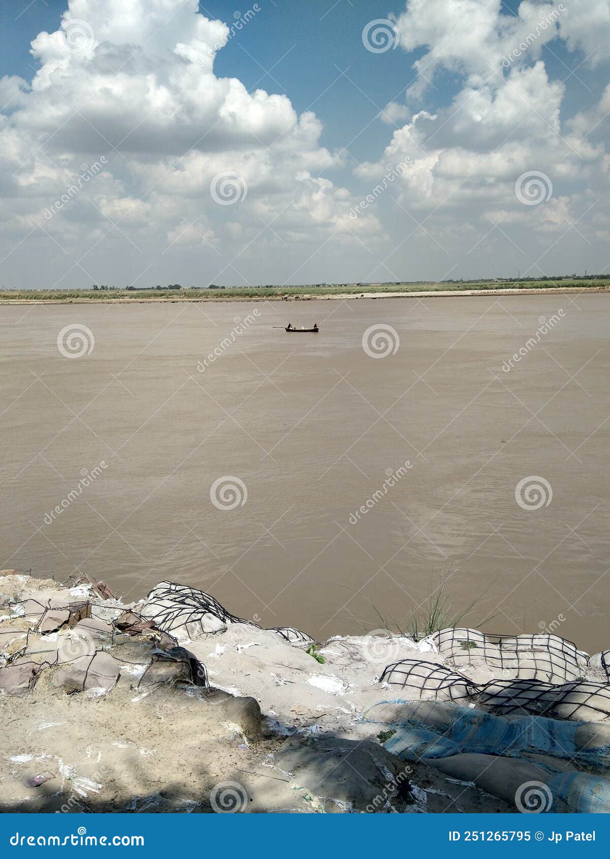 The Holy River in India stock image. Image of marsh - 251265795