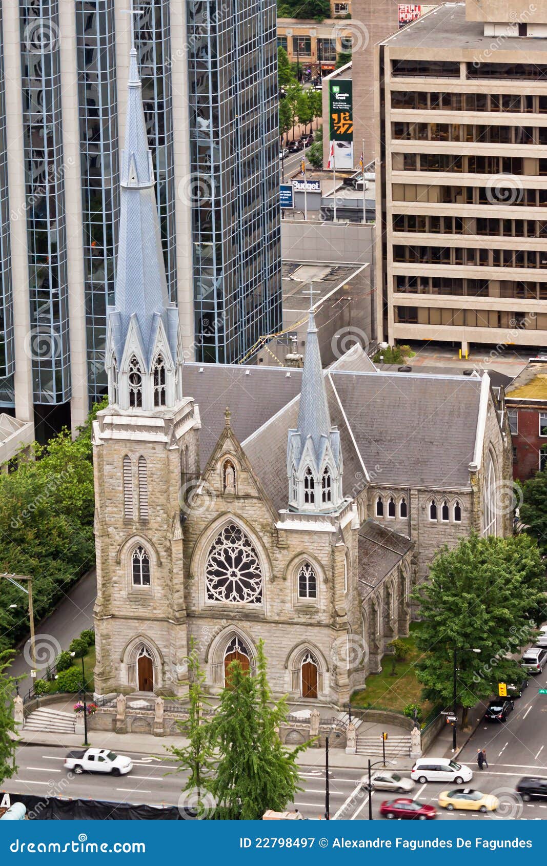 Holy Rosary Cathedral Vancouver Canada Editorial Photography - Image of ...
